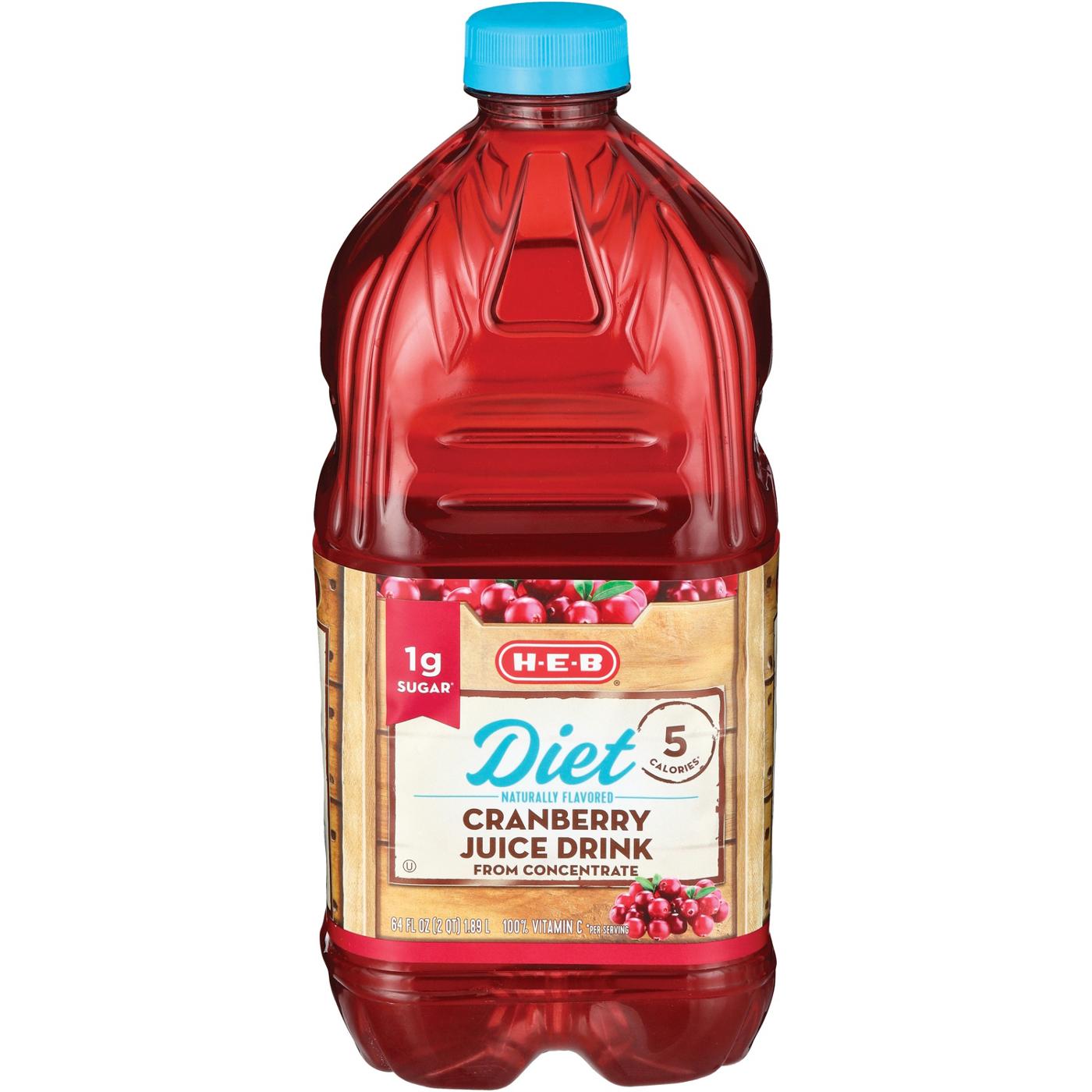 H-E-B Diet Cranberry Juice - Shop Juice at H-E-B