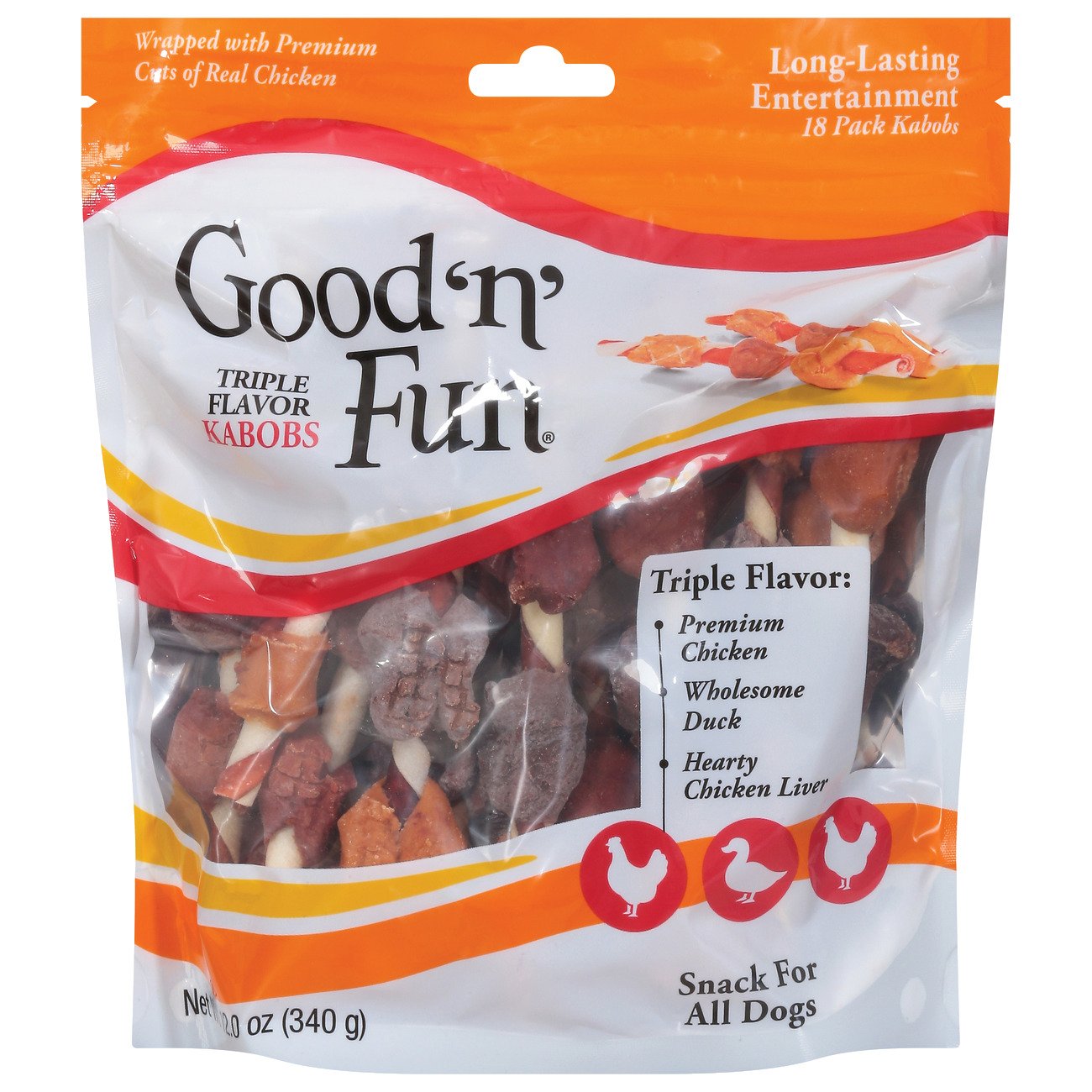 Healthy Hide Good 'n' Fun Triple Flavor Kabobs - Shop Bones & rawhides ...