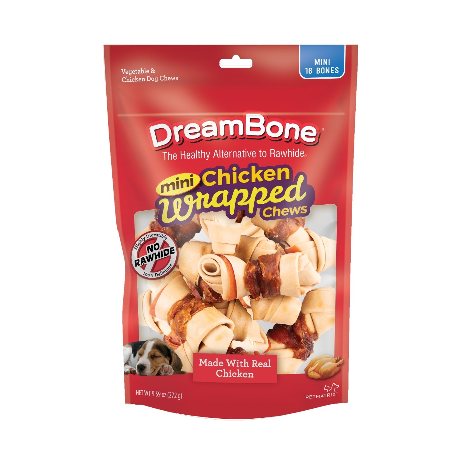 DreamBone Chicken Wrapped Mini Bones - Shop Bones & rawhides at H-E-B