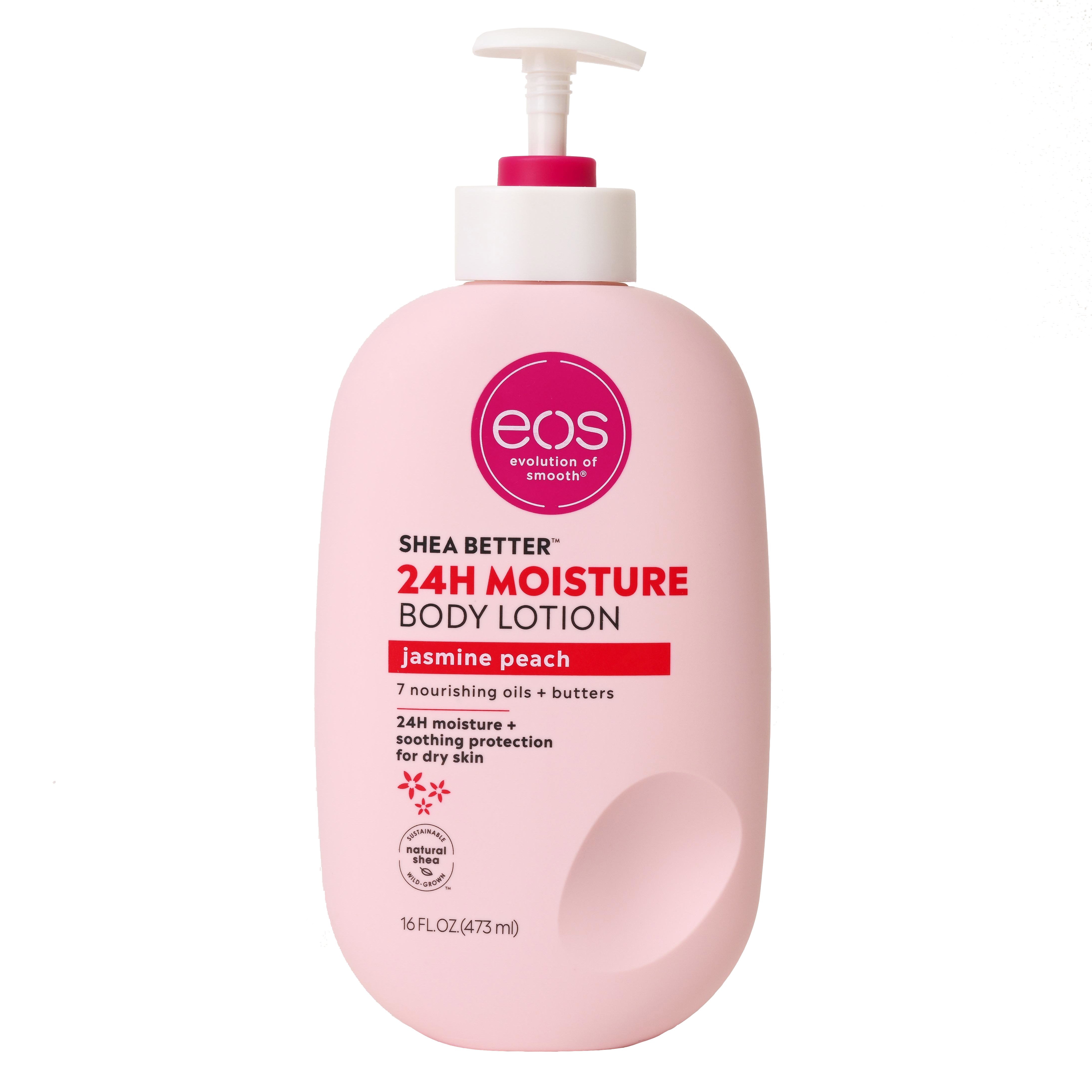 EOS Shea Better 24H Moisture Body Lotion Jasmine Peach - Shop Bath ...