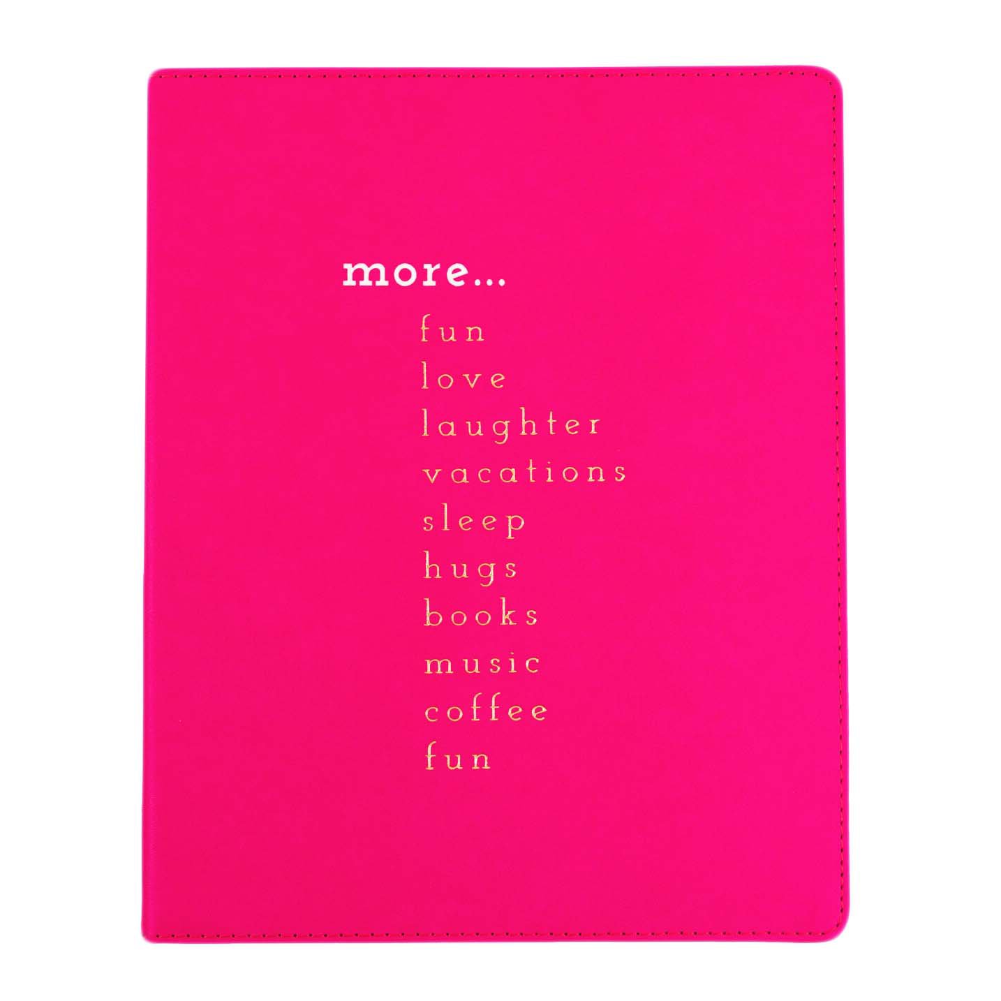 Eccolo Pink More Fun Desk Journal - Shop Notebooks at H-E-B