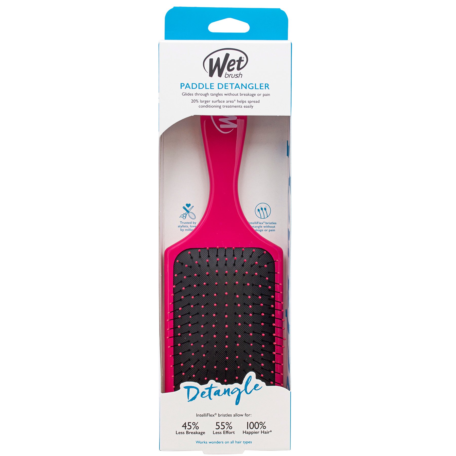 Wet Brush Paddle Detangler Brush Pink - Shop Hair Care at H-E-B