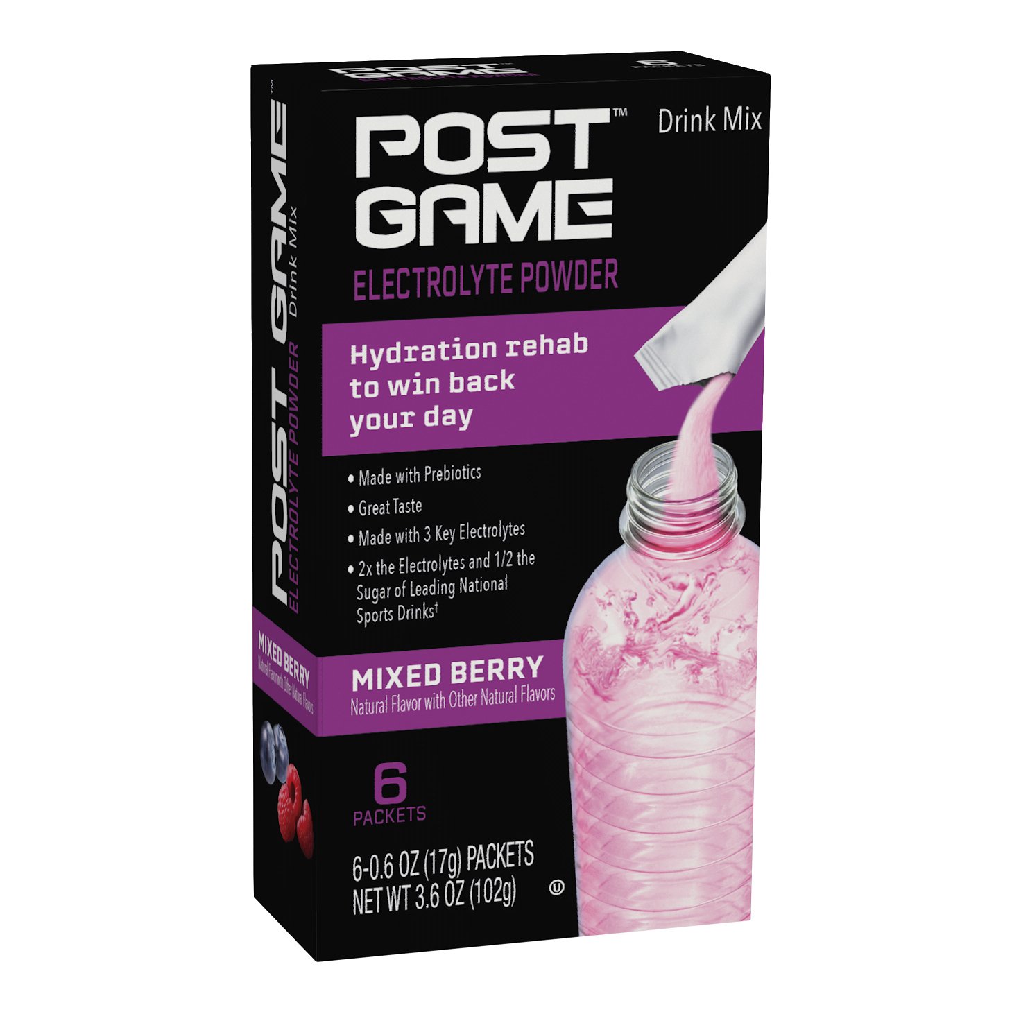 Post Game Mixed Berry Electrolyte Powder - Shop Mixes & flavor ...