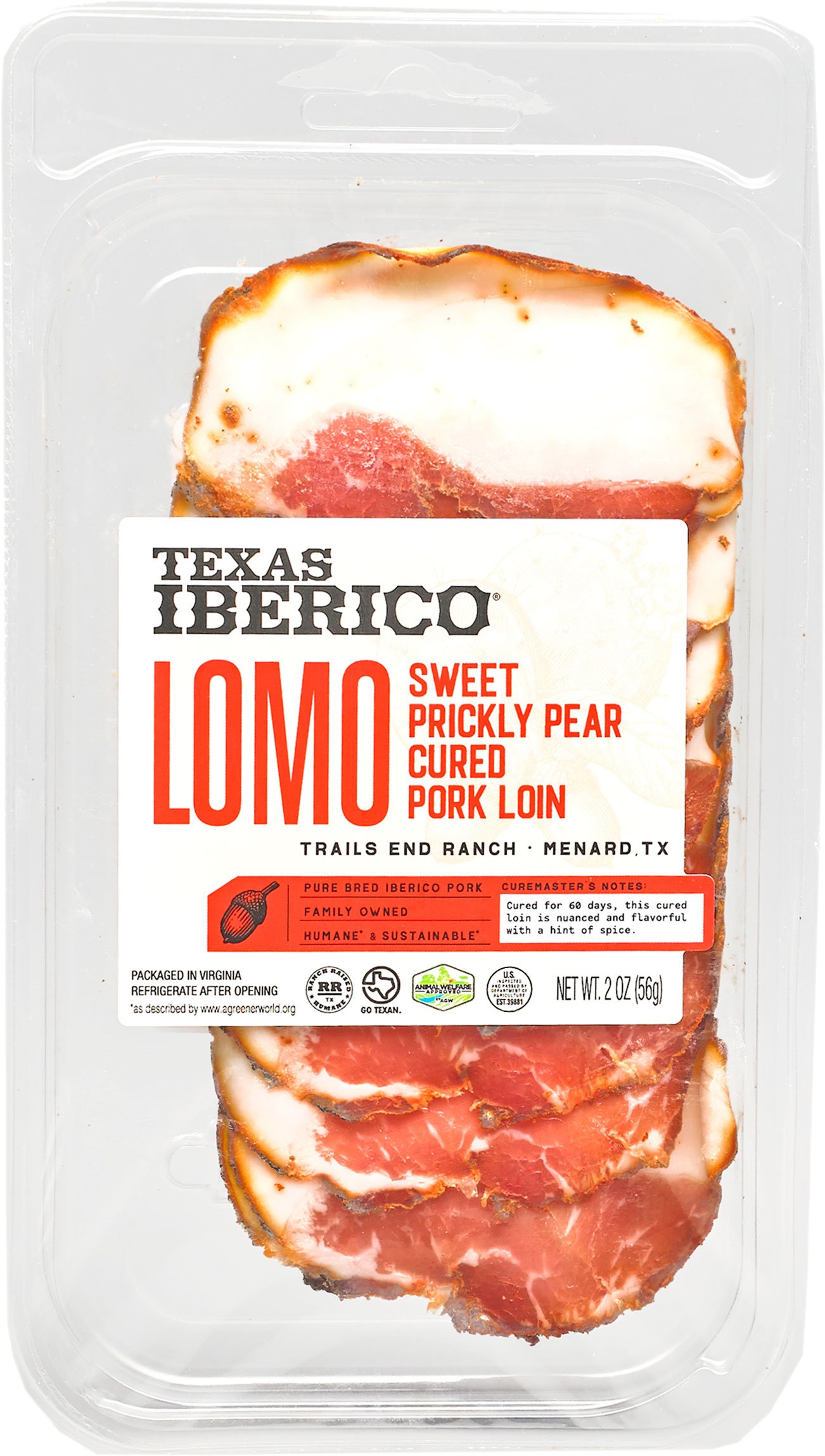 Texas Iberico Sweet Prickly Pear Cured Sliced Lomo - Shop Meat at H-E-B
