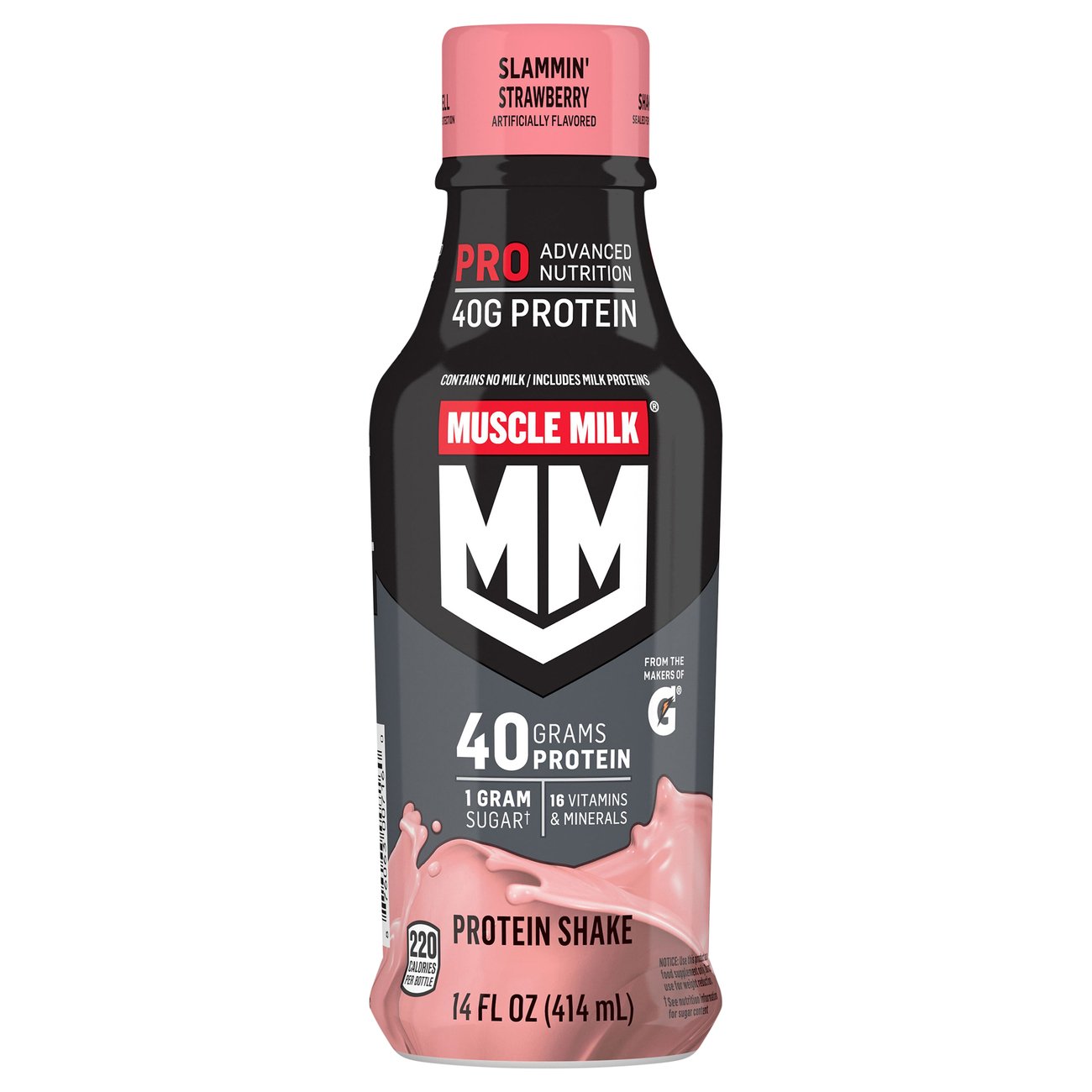 Muscle Milk 40g Protein Shake - Slammin' Strawberry - Shop Diet ...