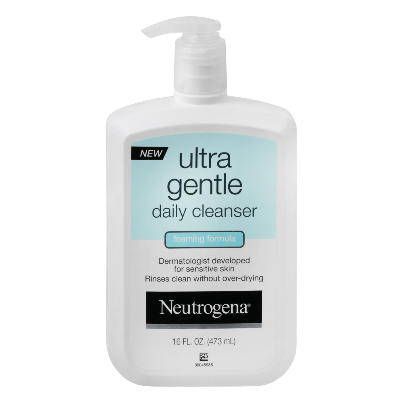 Neutrogena Fragrance Free Ultra Gentle Daily Foaming Cleanser - Shop ...
