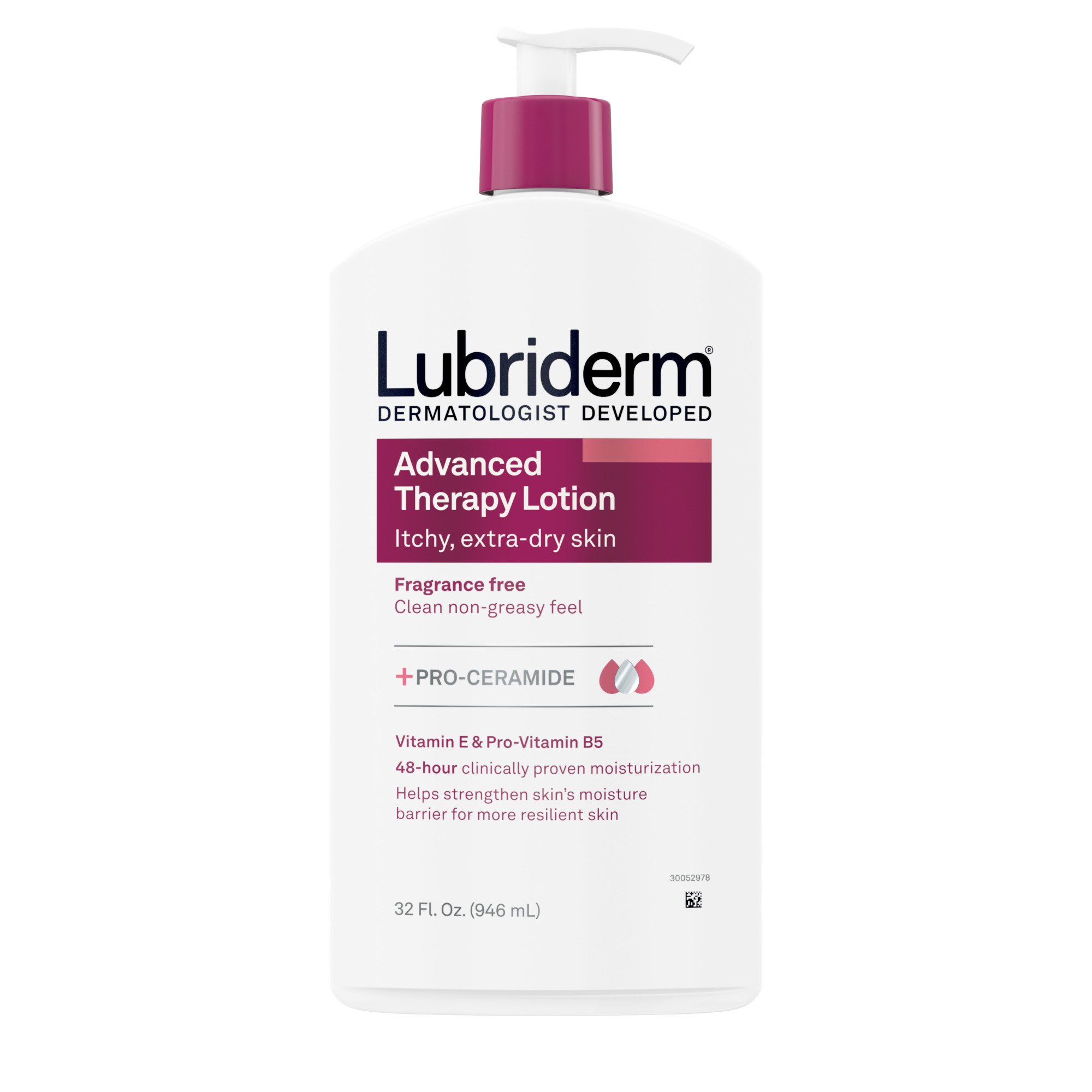Lubriderm Advanced Therapy Fragrance-Free Lotion with Vitamin E - Shop ...