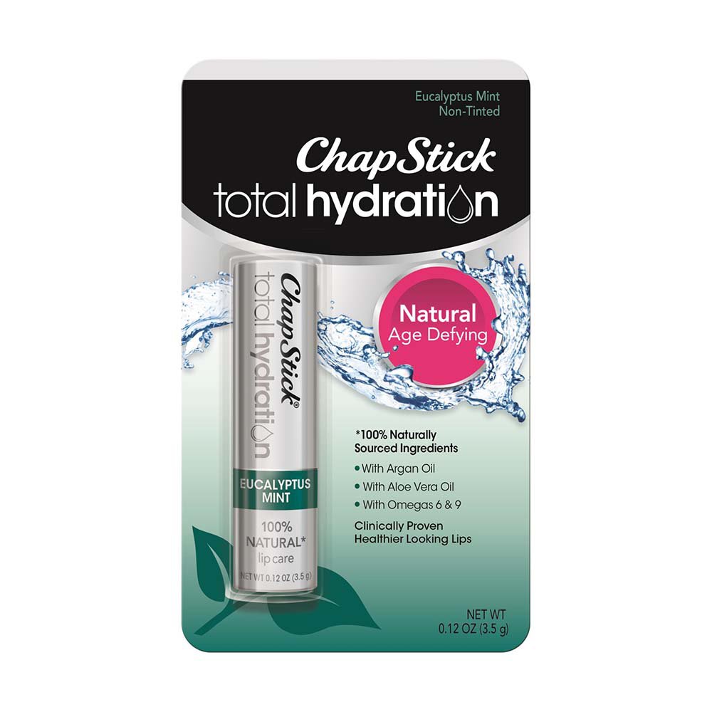 ChapStick Total Hydration Eucalyptus Mint Lip Balm Tube - Shop Lip balm ...