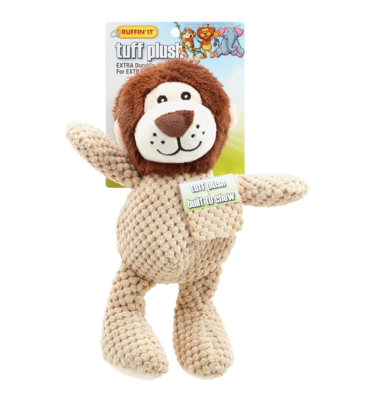 Ruffin' It Tuff Plush Elephant Dog Toy - Shop Plush toys at H-E-B