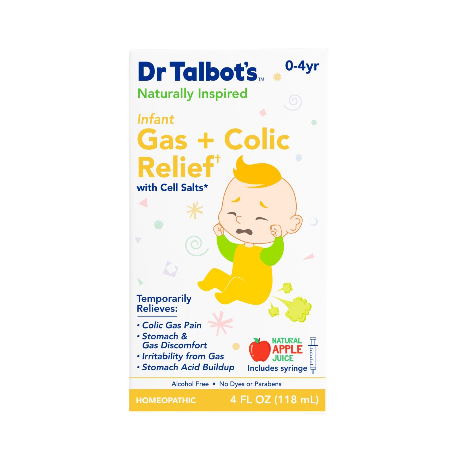 Dr. Talbot's Infant Gas + Colic Relief Liquid - Apple Juice - Shop ...