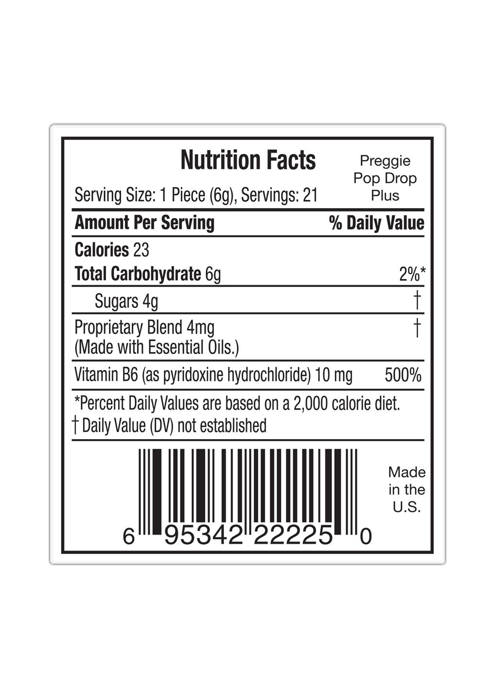 Preggie Pop Drops Plus - Shop Digestion & nausea at H-E-B