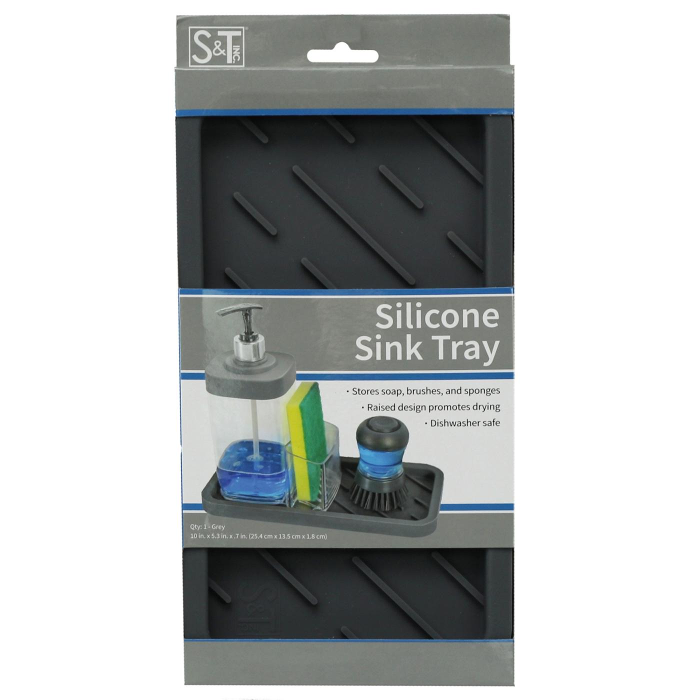 Schroeder & Tremayne Gray Silicone Sink Tray - Shop Sink & kitchen ...