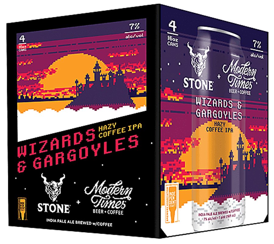 Stone Modern Times Collaboration Hazy Coffee IPA Beer 4 pk Cans - Shop ...