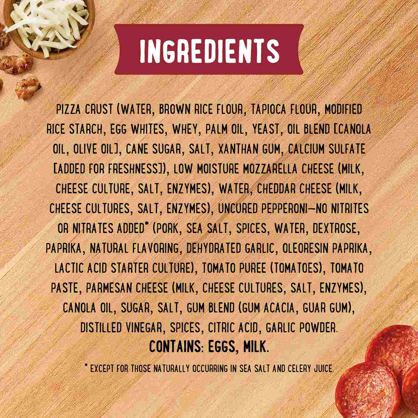 Udi's Gluten-Free Crispy Thin Crust Frozen Pizza - Supreme - Shop Pizza ...