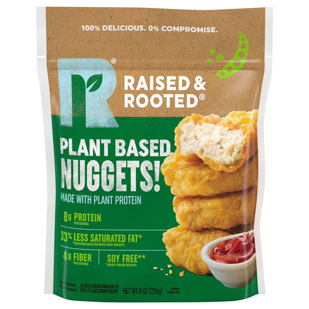Raised & Rooted 100% Plant Based Nuggets - Shop Meat alternatives at H-E-B