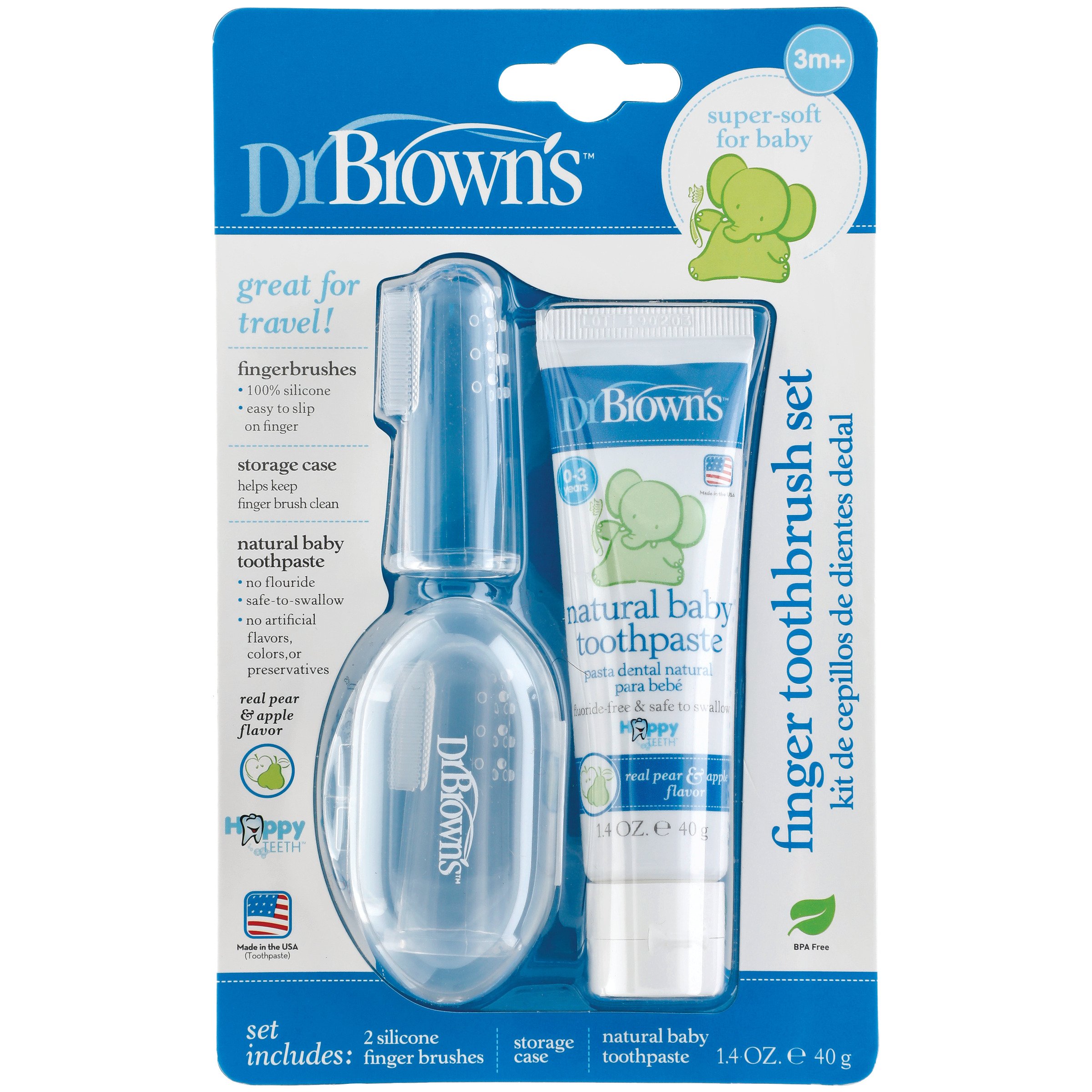 Dr. Brown's Finger Toothbrush Set - Shop Toothbrushes at H-E-B