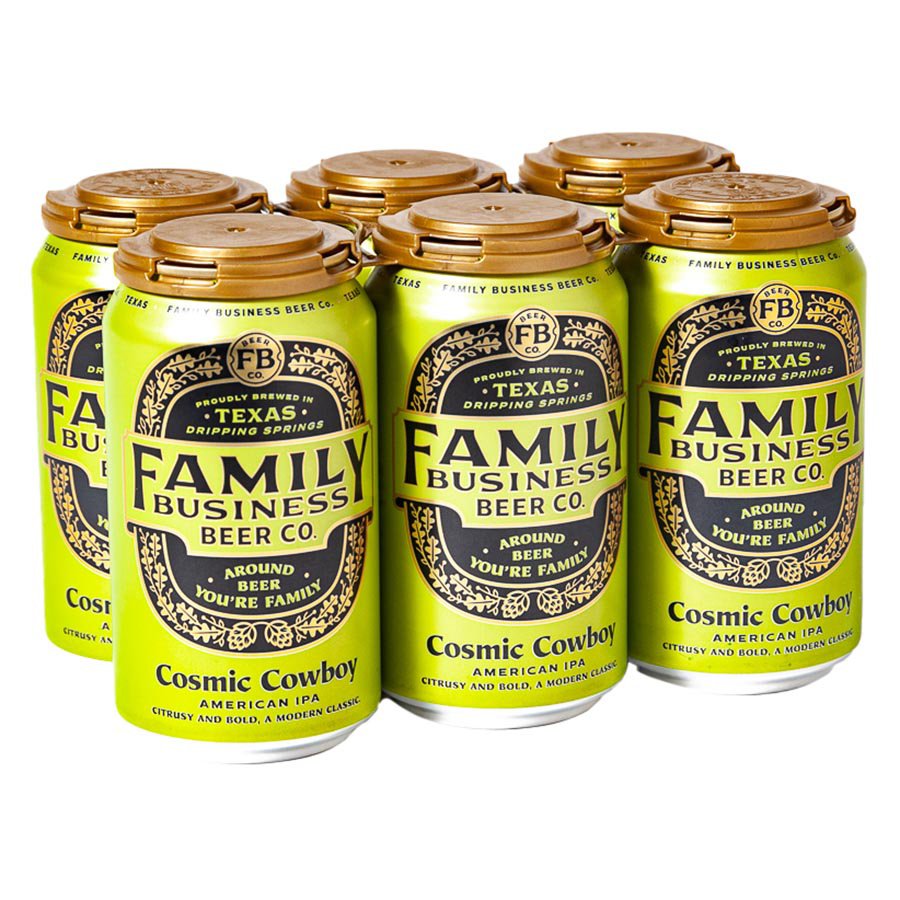 Family Business Beer Cosmic Cowboy American IPA Craft Beer 6 pk Cans ...