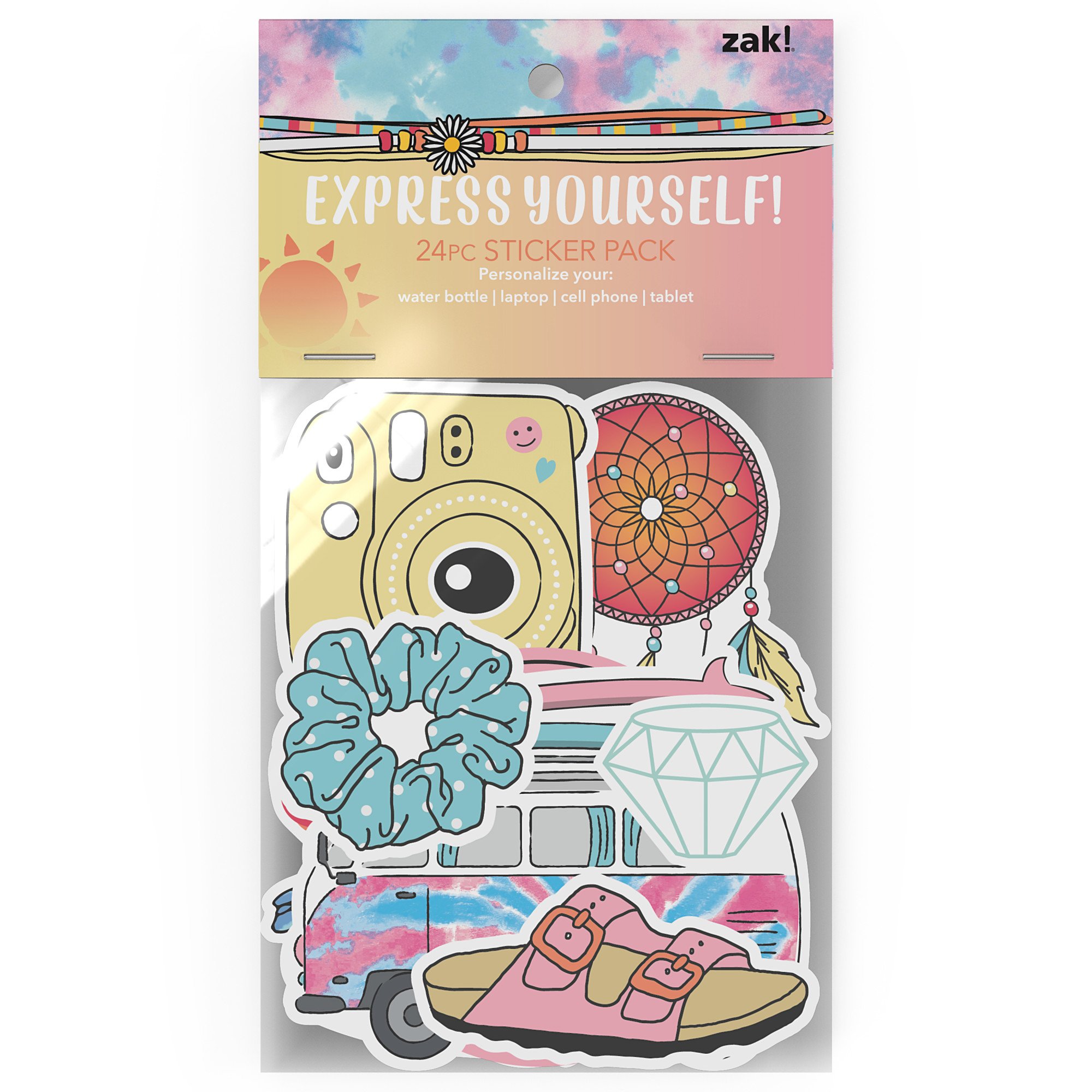 Zak Designs Express Yourself Trend Girl Sticker Pack - Shop Craft ...
