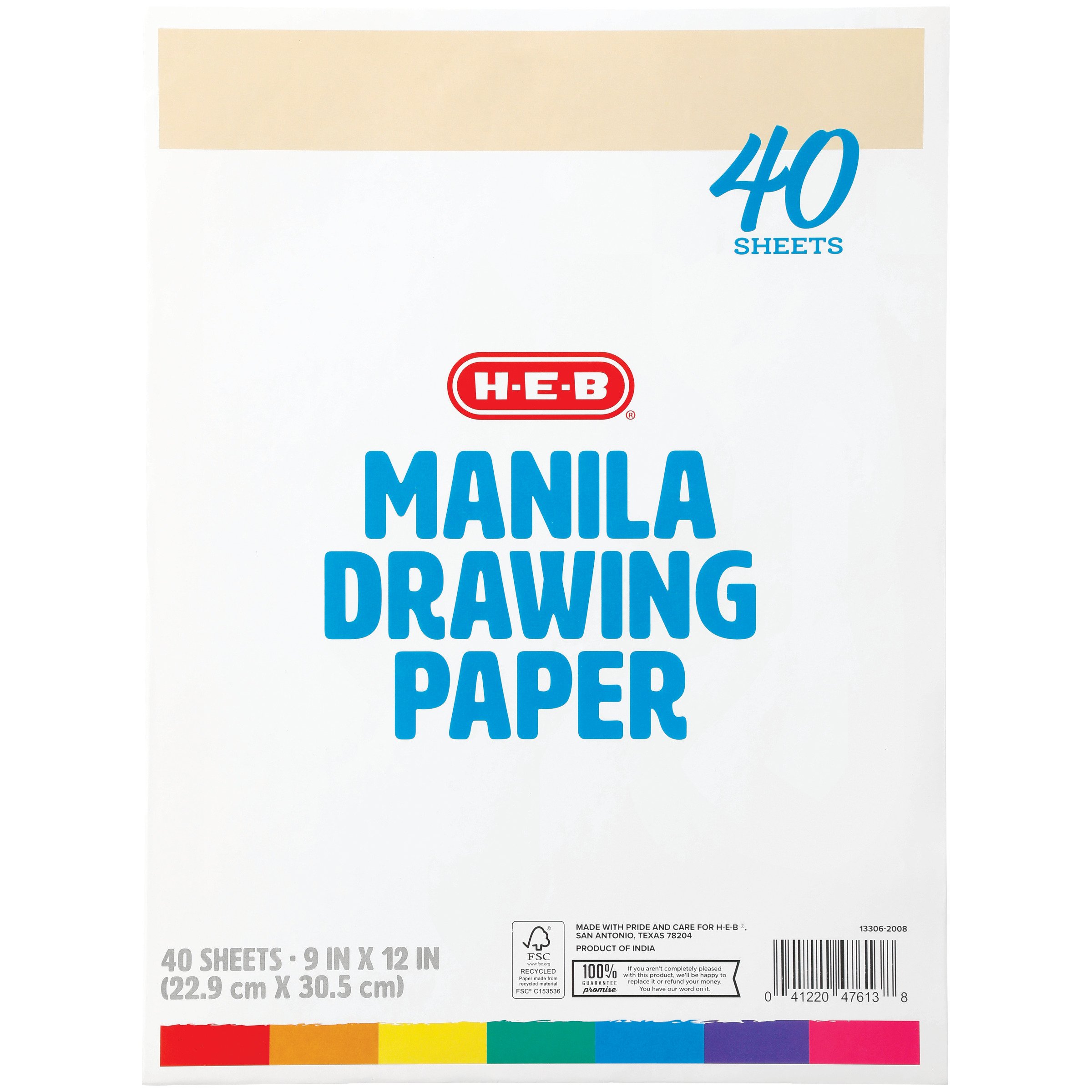H-E-B Manilla Drawing Paper - Shop Construction & craft paper at H-E-B