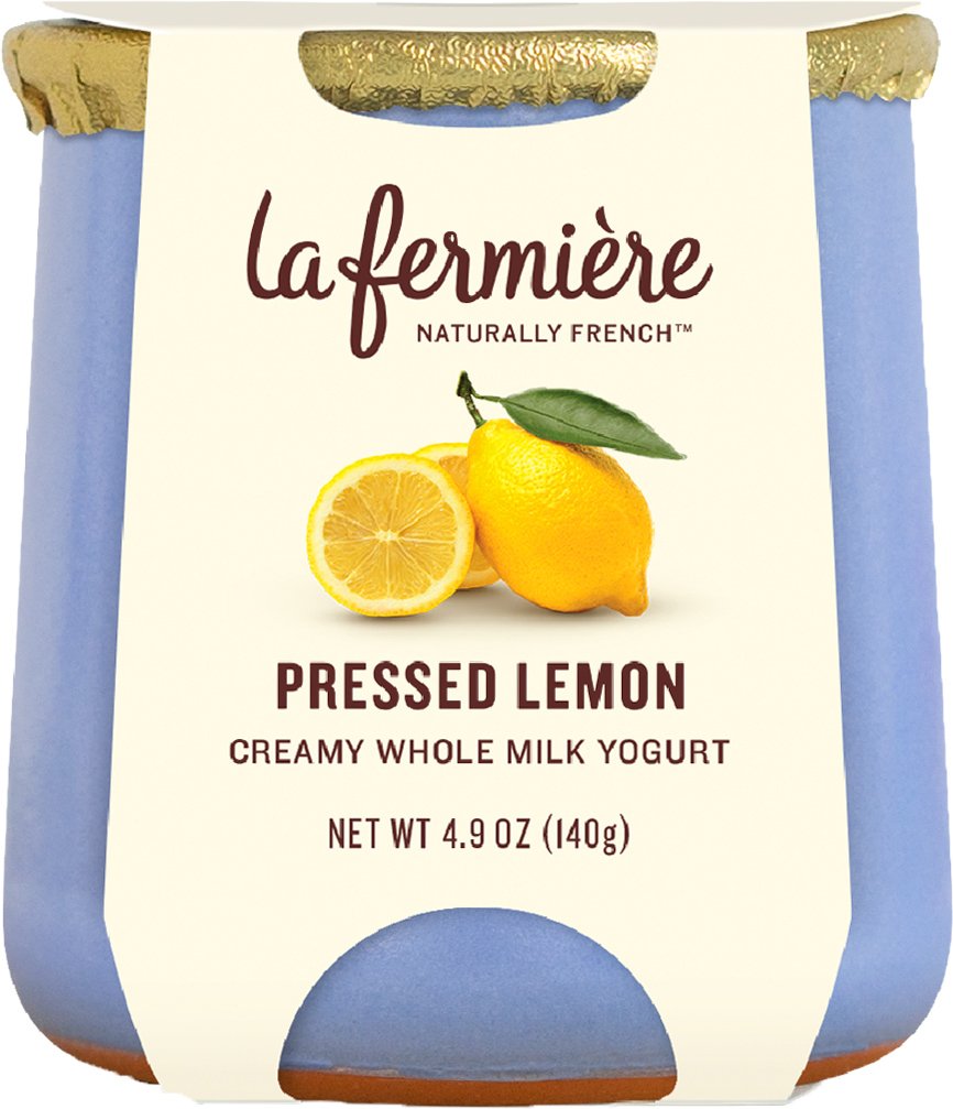 La Fermière Pressed Lemon Whole Milk Yogurt, 4.9 oz | Central Market ...