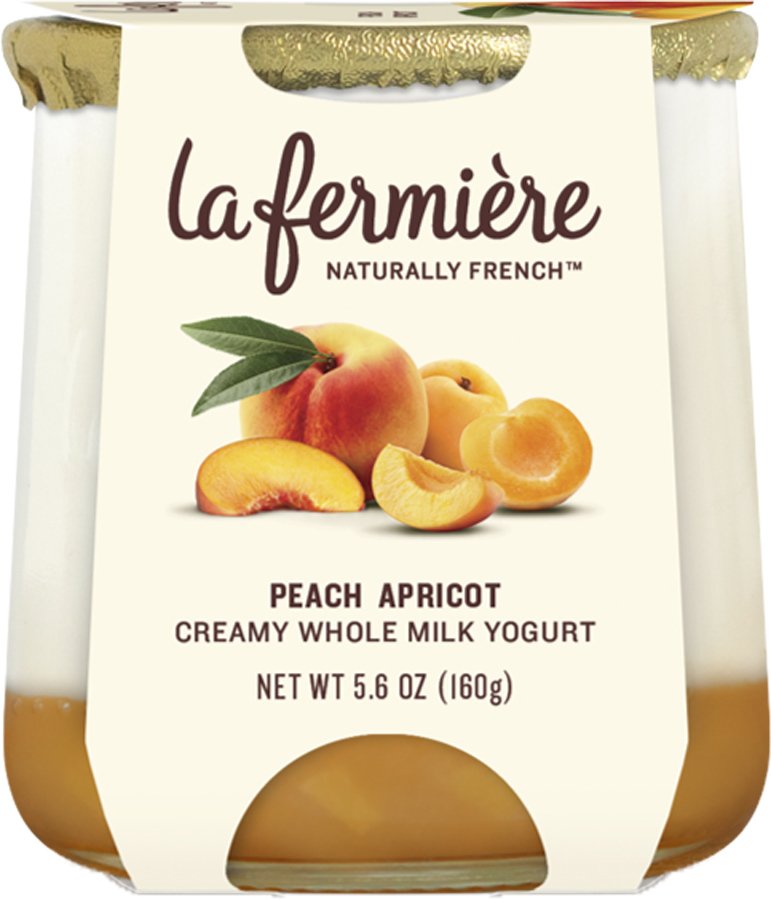 La Fermiere Peach Apricot Yogurt - Shop Yogurt at H-E-B