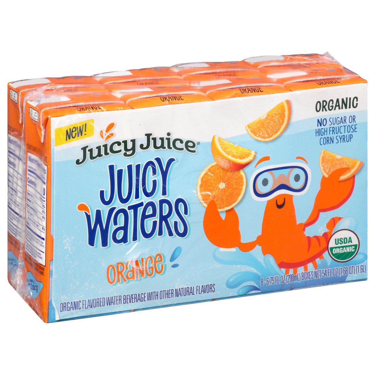 Juicy Juice Juicy Waters Orange Water 6.75 oz Boxes - Shop Juice at H-E-B