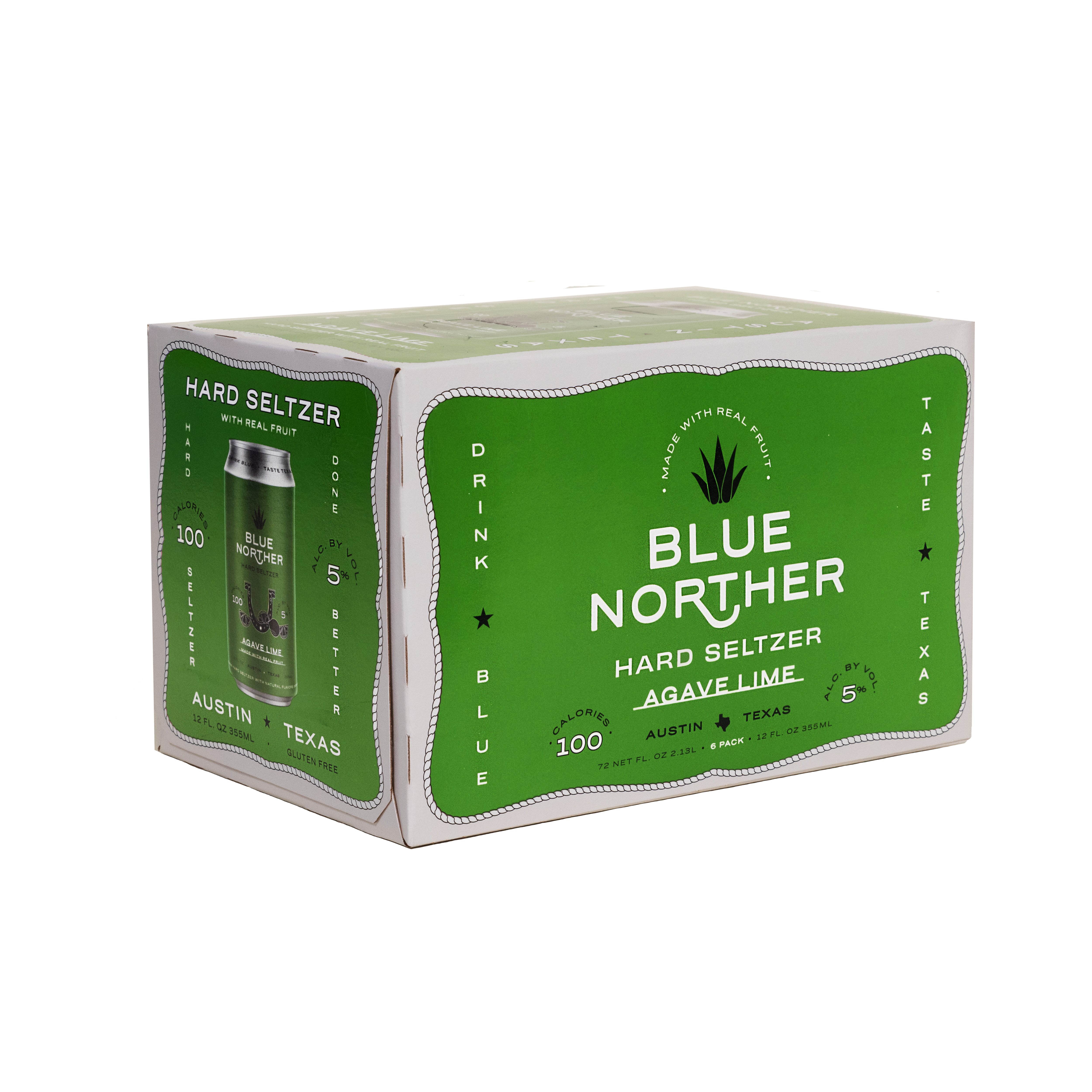 Blue Norther Agave Lime Hard Seltzer 12 oz Cans - Shop Malt Beverages ...
