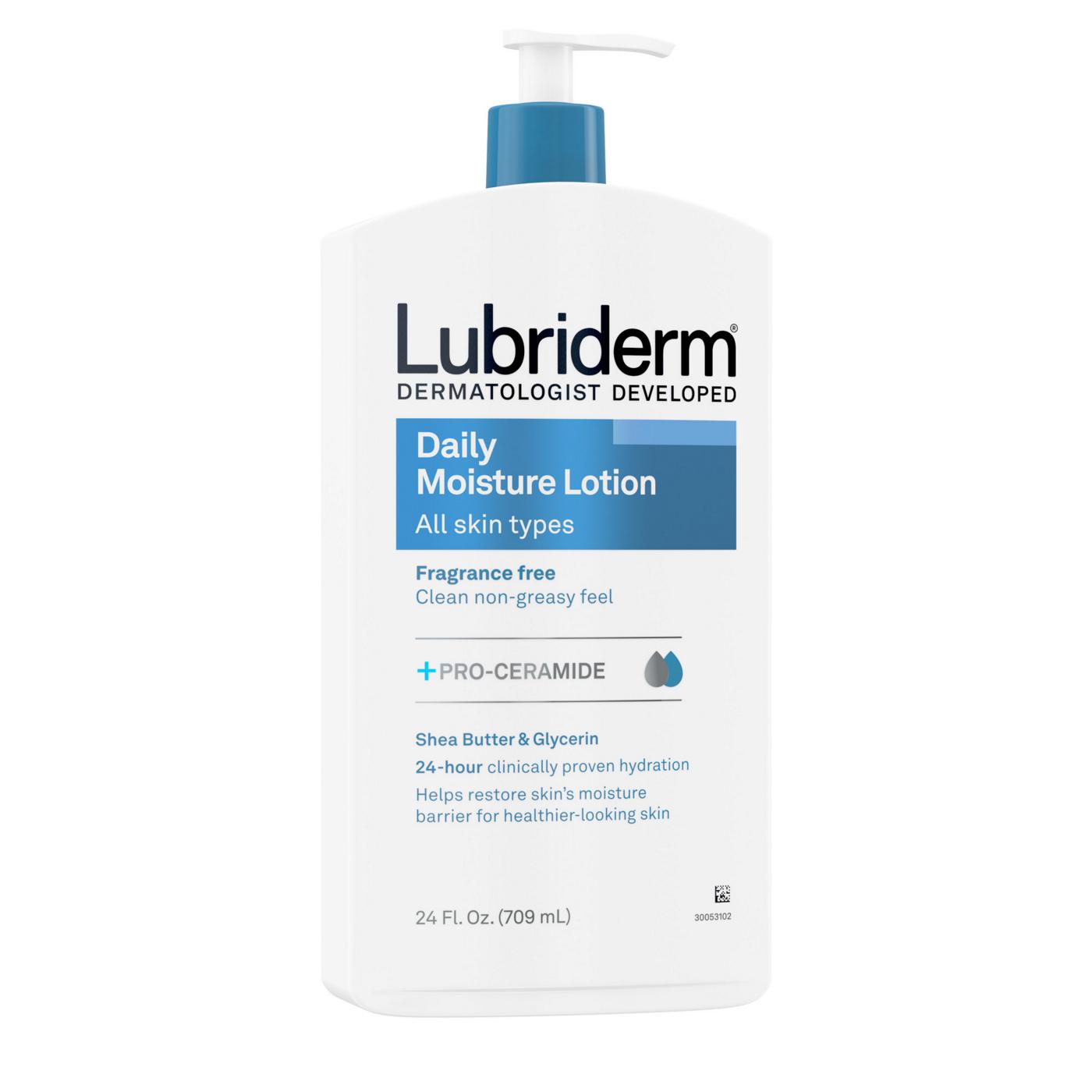 Lubriderm Daily Moisture Lotion + Pro-Ceramide - Unscented - Shop Body ...