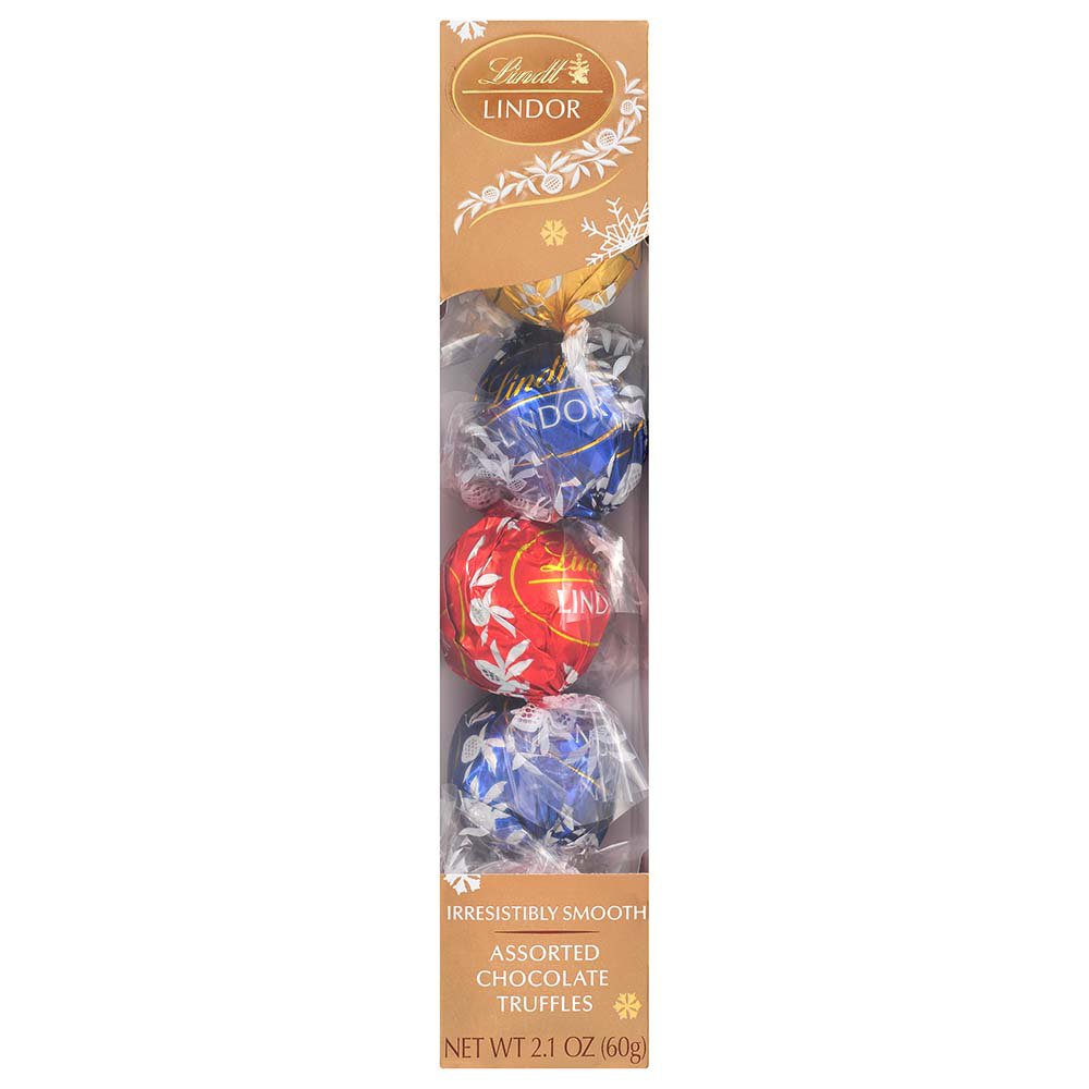 Lindt Lindor Assorted Chocolate Truffles Christmas Gift Box - Shop ...