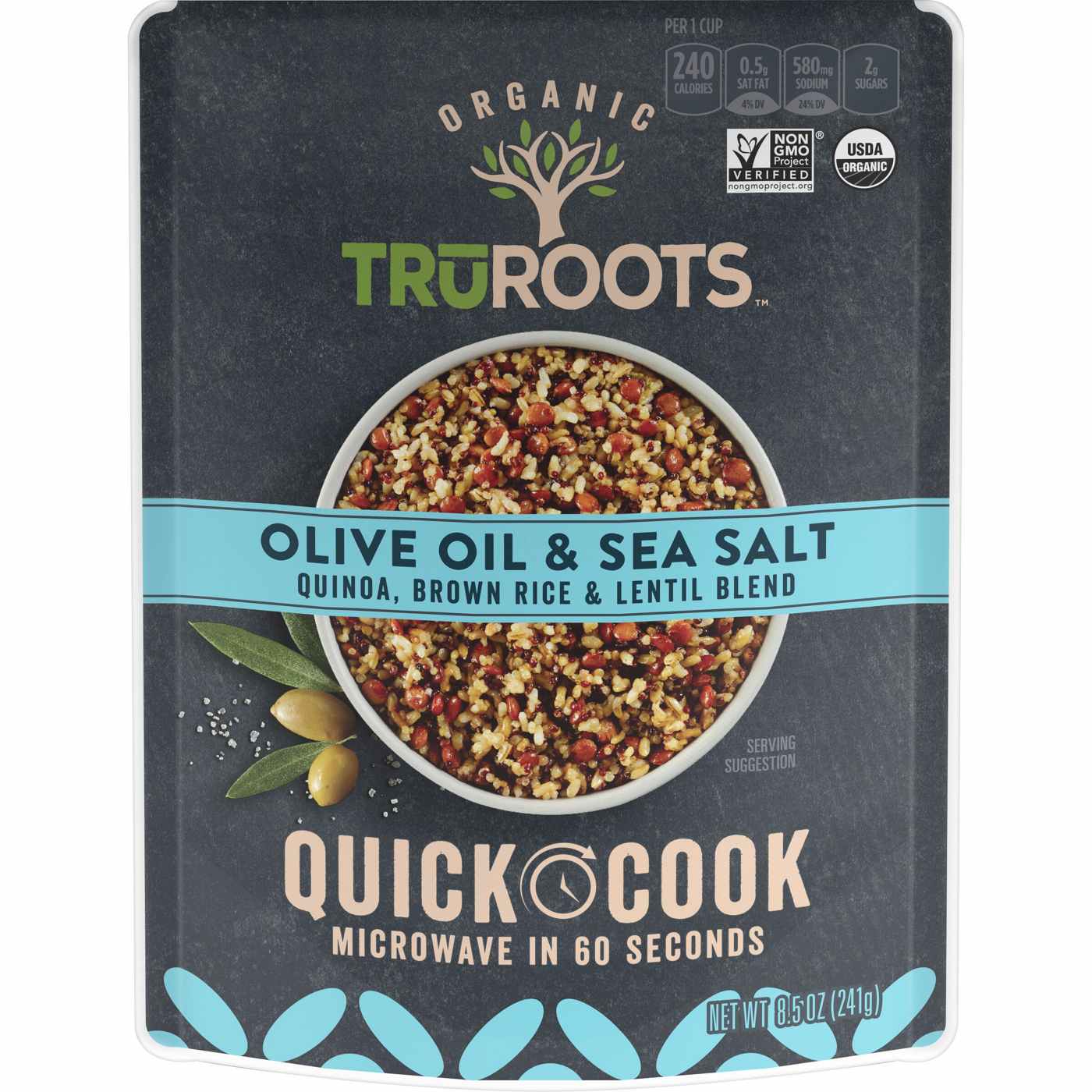 Truroots Olive Oil & Sea Salt Quinoa, Brown Rice & Lentil Blend - Shop ...