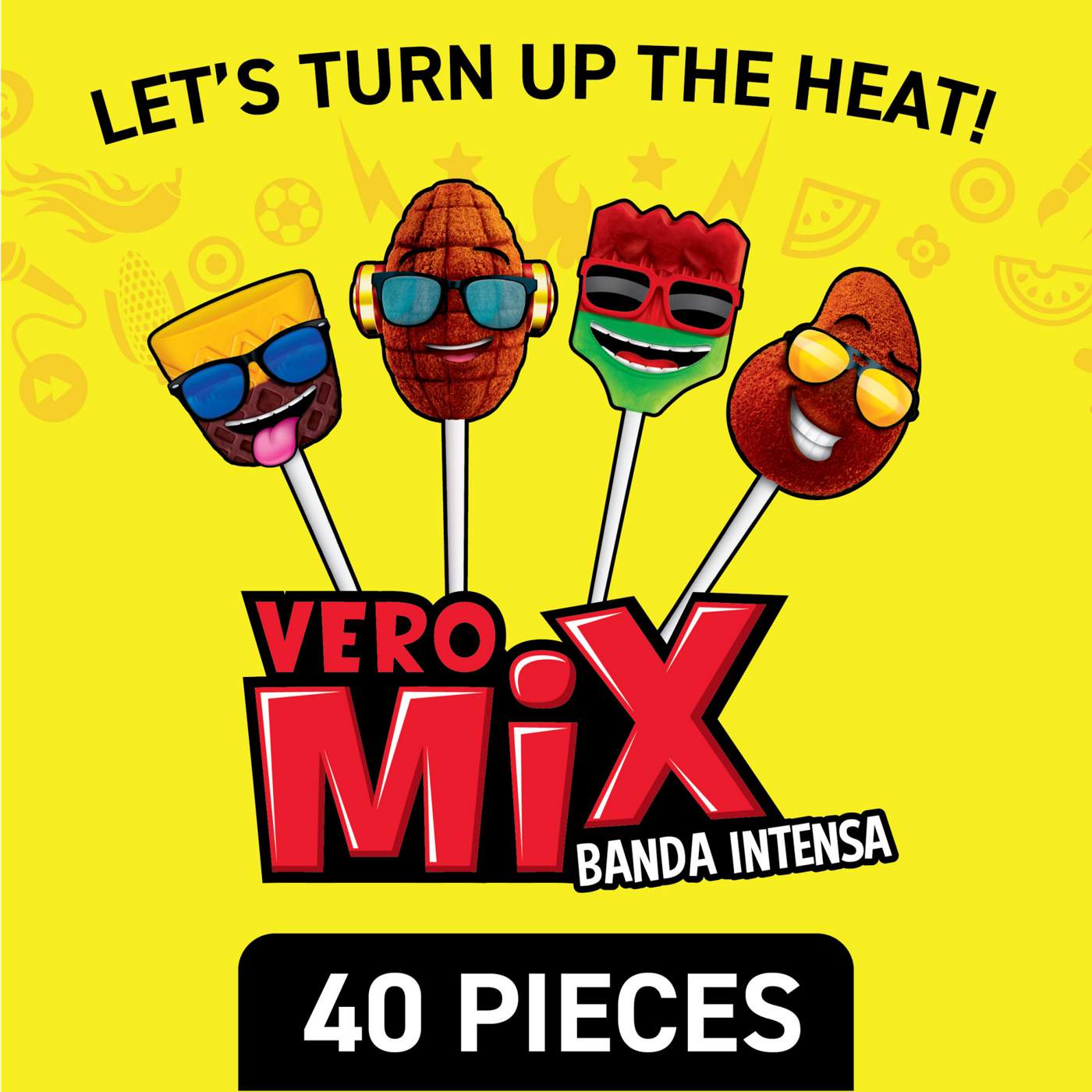 Vero Mix Banda Intensa Chili Lollipops - Shop Candy at H-E-B
