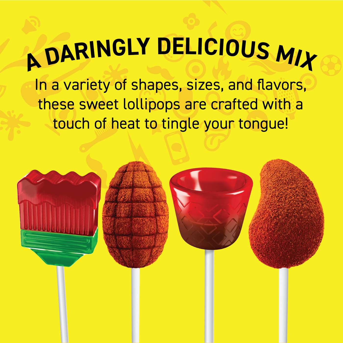 Vero Mix Banda Intensa Chili Lollipops - Shop Candy at H-E-B