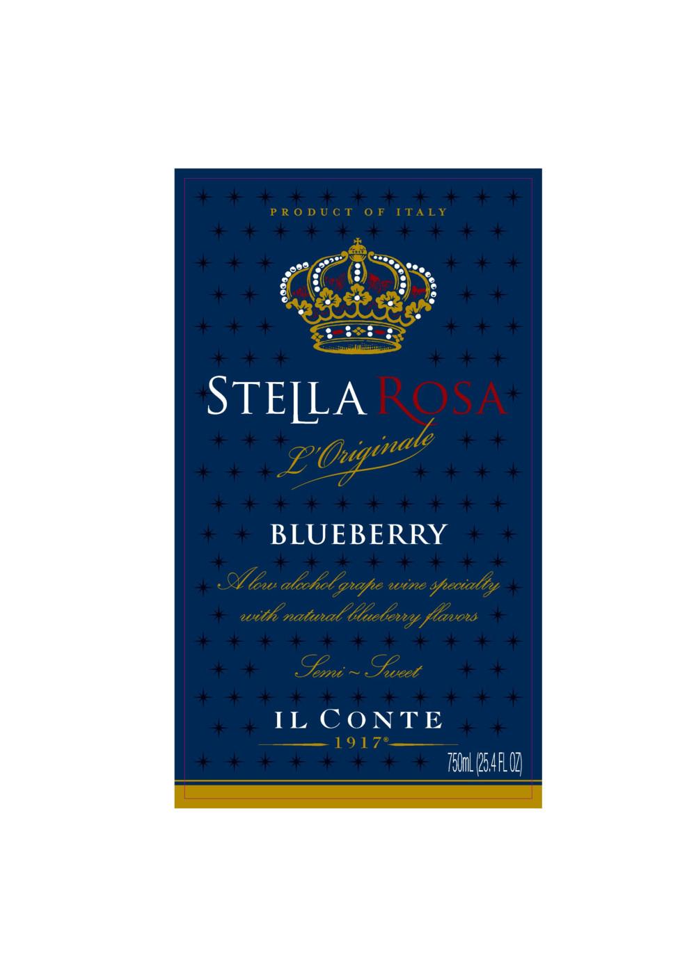 Stella Rosa L'Originale Blueberry Semi-Sweet Red Wine - Shop Wine at H-E-B