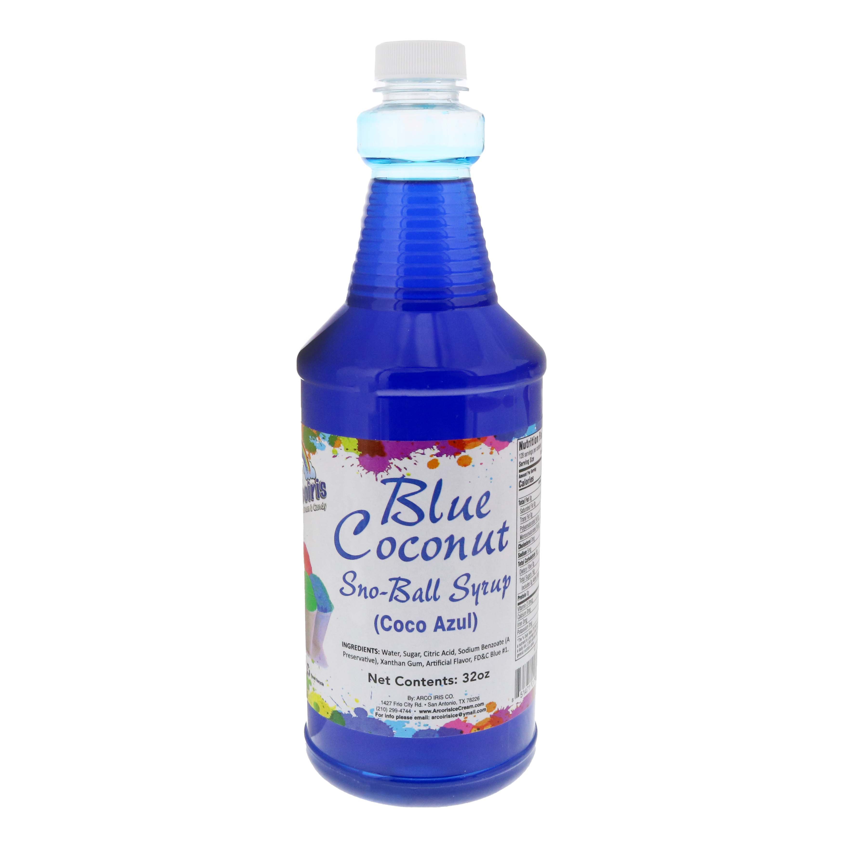 Arco Iris Blue Coconut Sno-Ball Syrup - Shop Candy at H-E-B