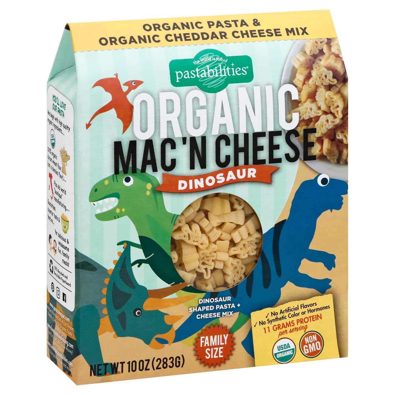 Pastabilities Organic Dinosaur Mac N Cheese, 10 oz | Central Market ...