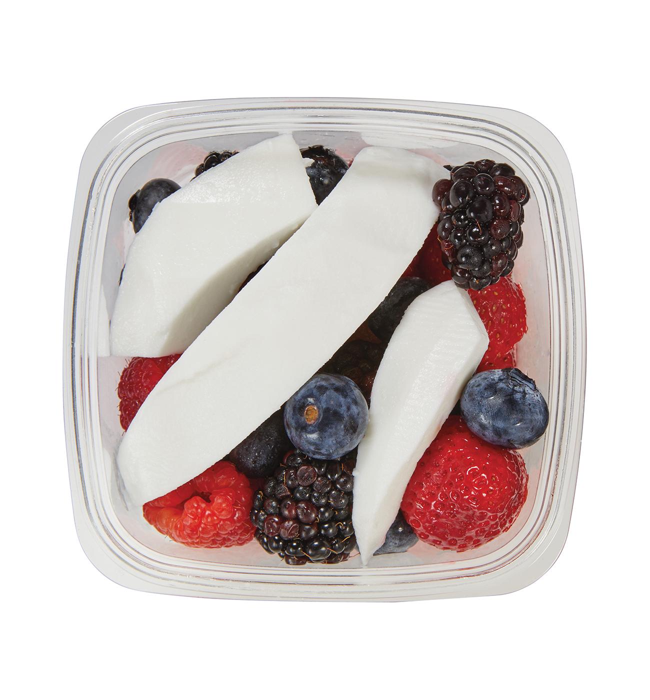 H-E-B Fresh Mixed Berries & Coconut - Small - Shop Mixed fruit at H-E-B