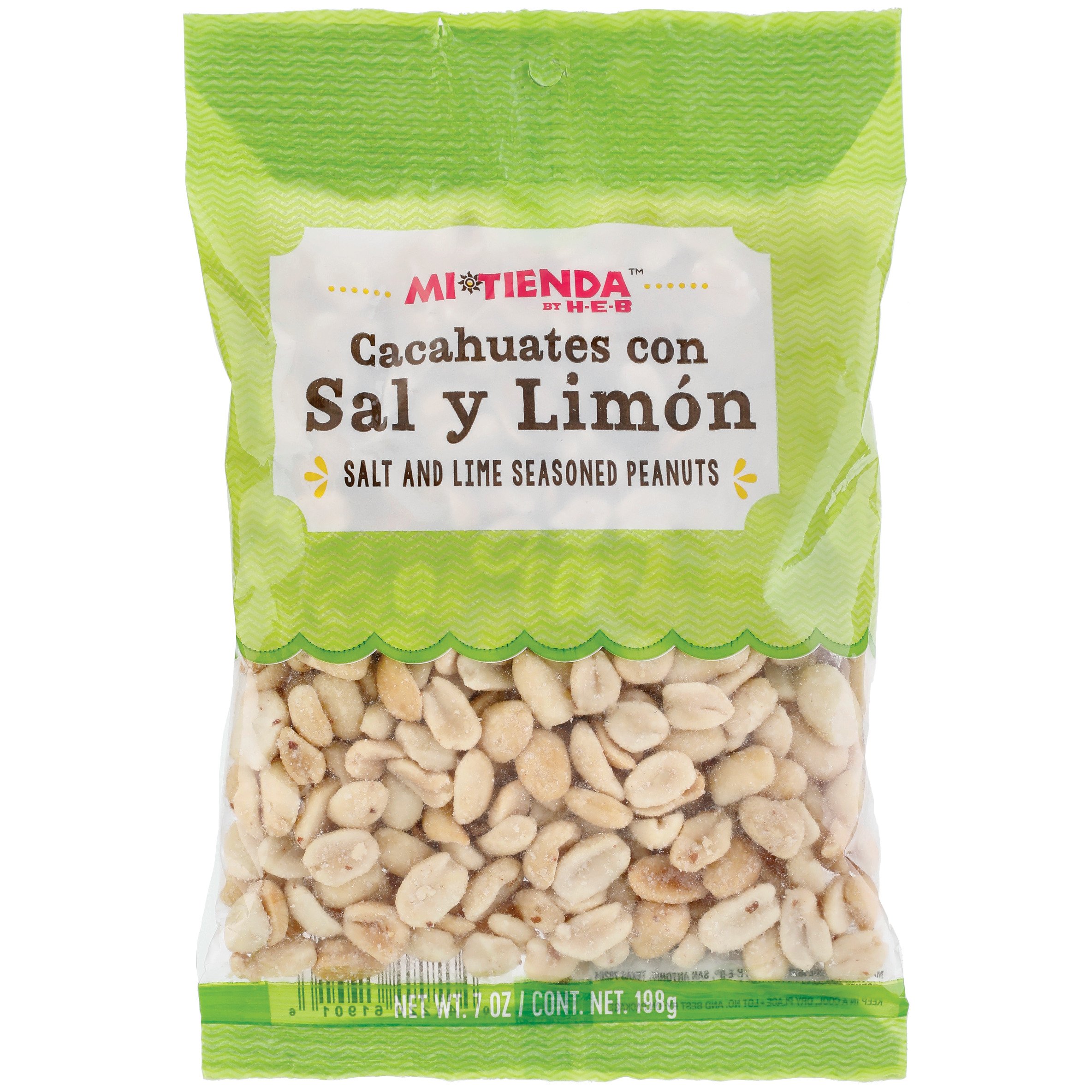 H-E-B Mi Tienda Seasoned Peanuts - Sal y Limón - Shop Nuts & seeds at H-E-B
