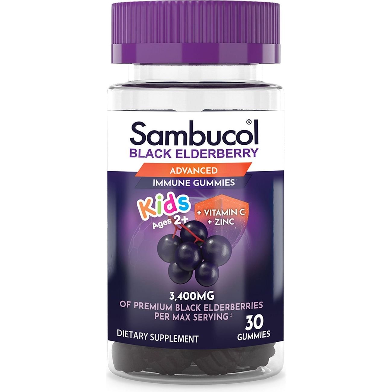 Sambucol Black Elderberry Kids Gummies - Shop Herbs & homeopathy at H-E-B
