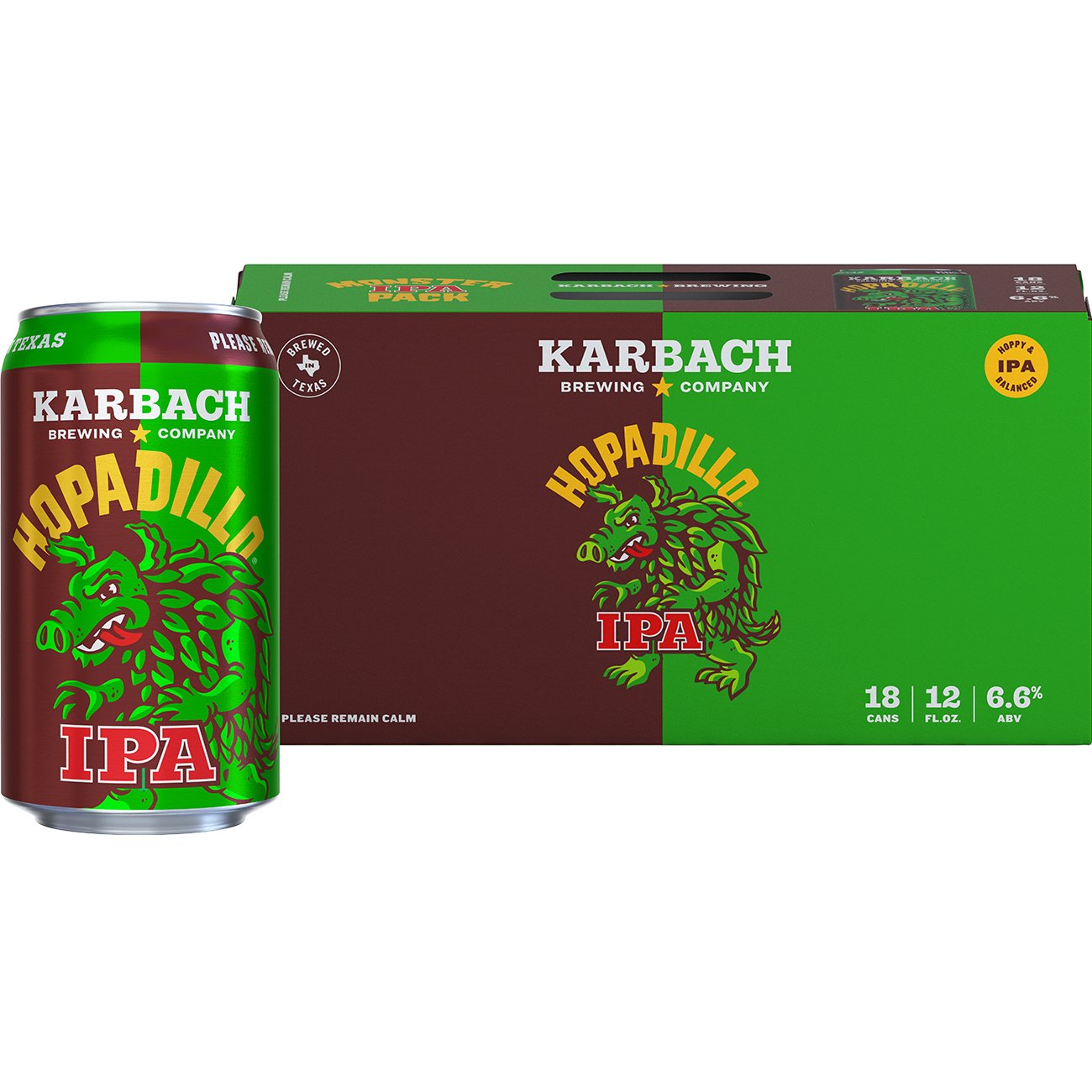 Karbach Hopadillo IPA Beer 18 pk Cans - Shop Beer at H-E-B
