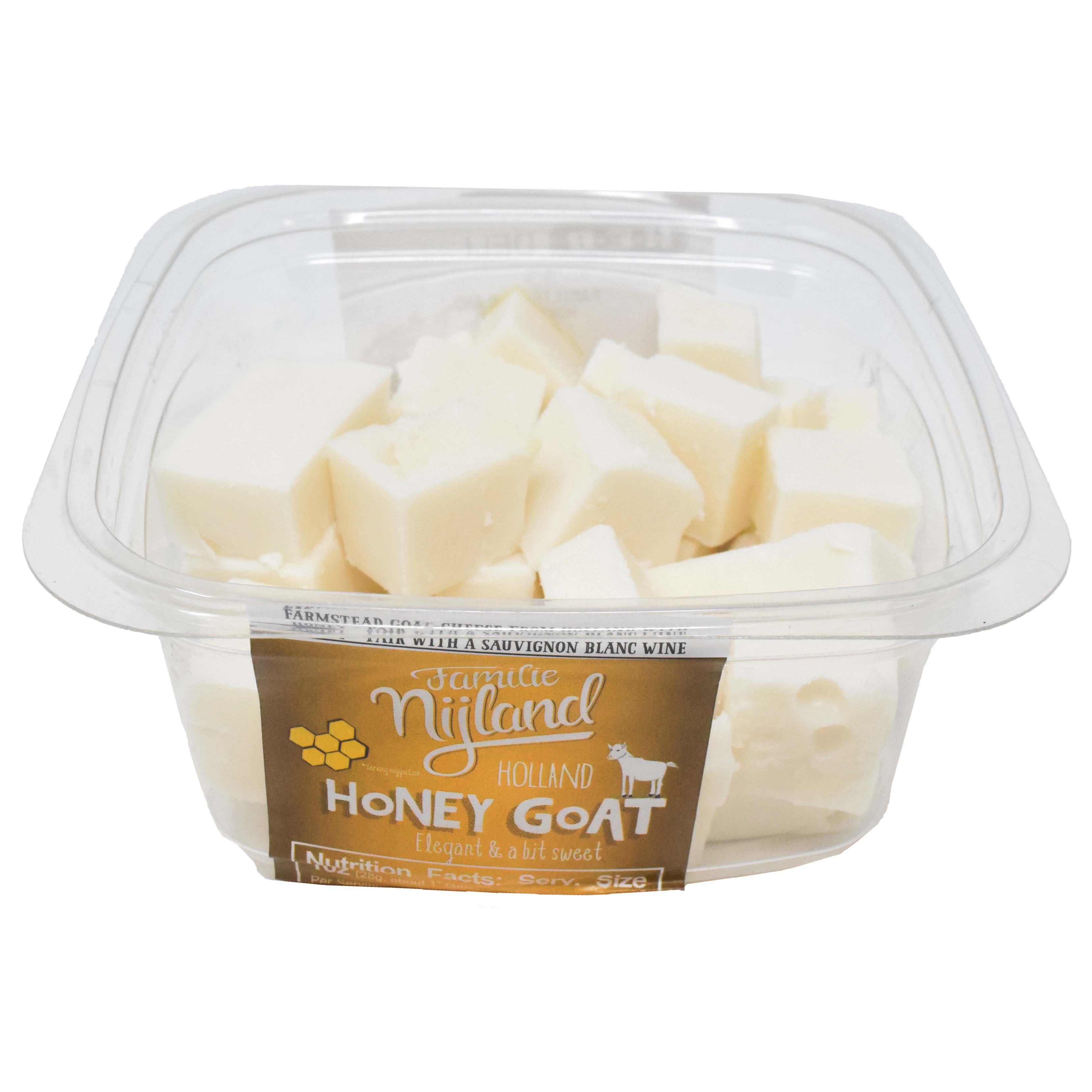 Familie Nijland Honey Goat Cheese Cubes - Shop Cheese at H-E-B