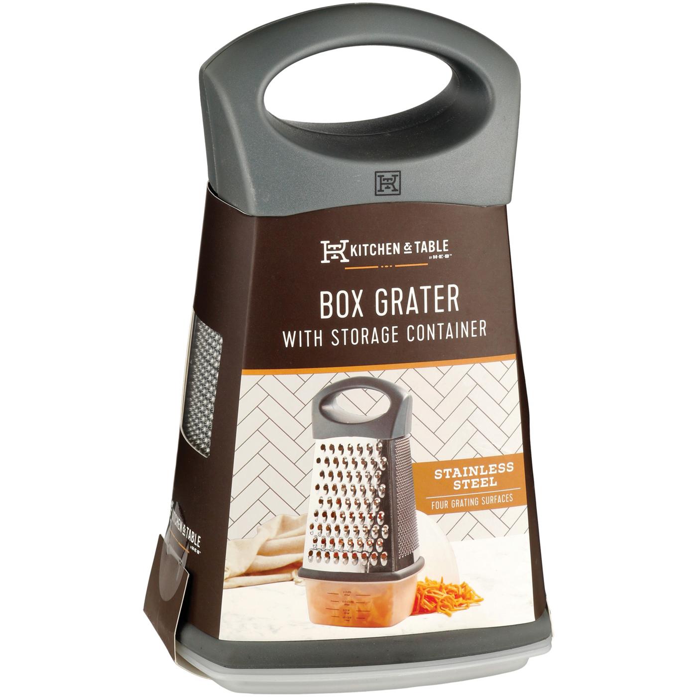 Kitchen & Table by H-E-B Box Grater with Storage - Shop Utensils ...