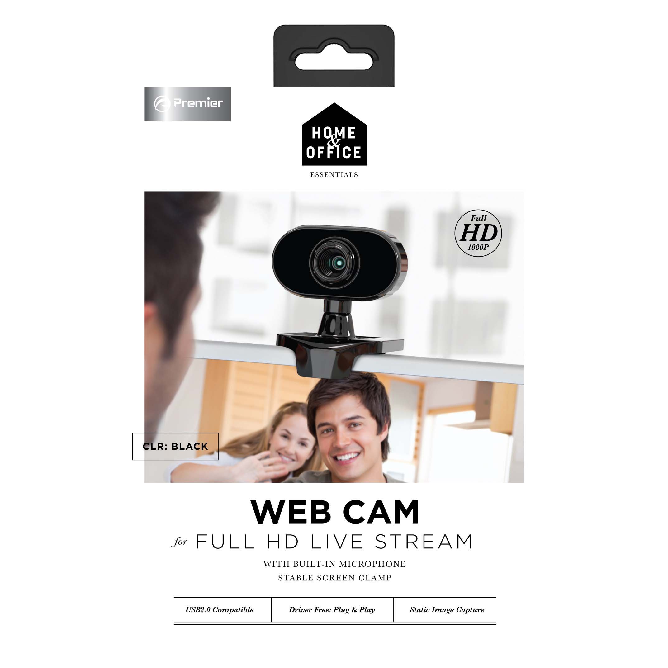 Premier Black Full HD Web Cam - Shop Cameras at H-E-B