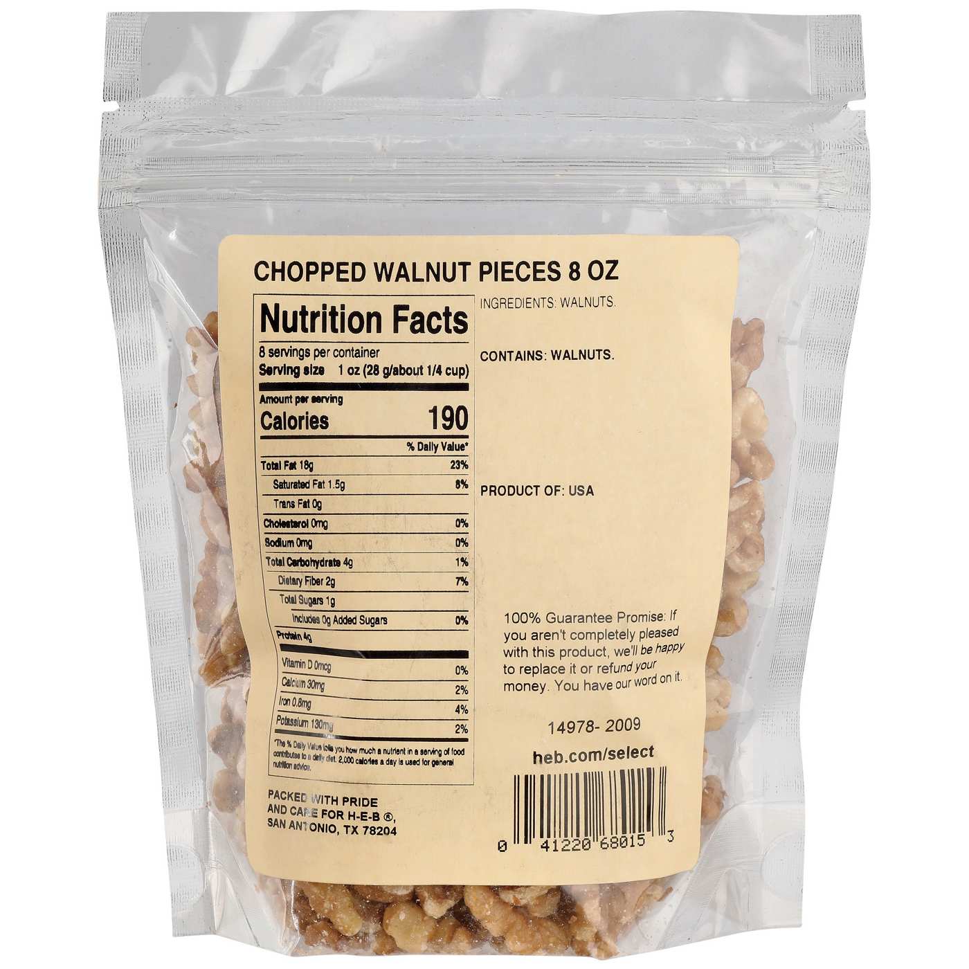 H-E-B Chopped Walnut Pieces - Shop Nuts & seeds at H-E-B
