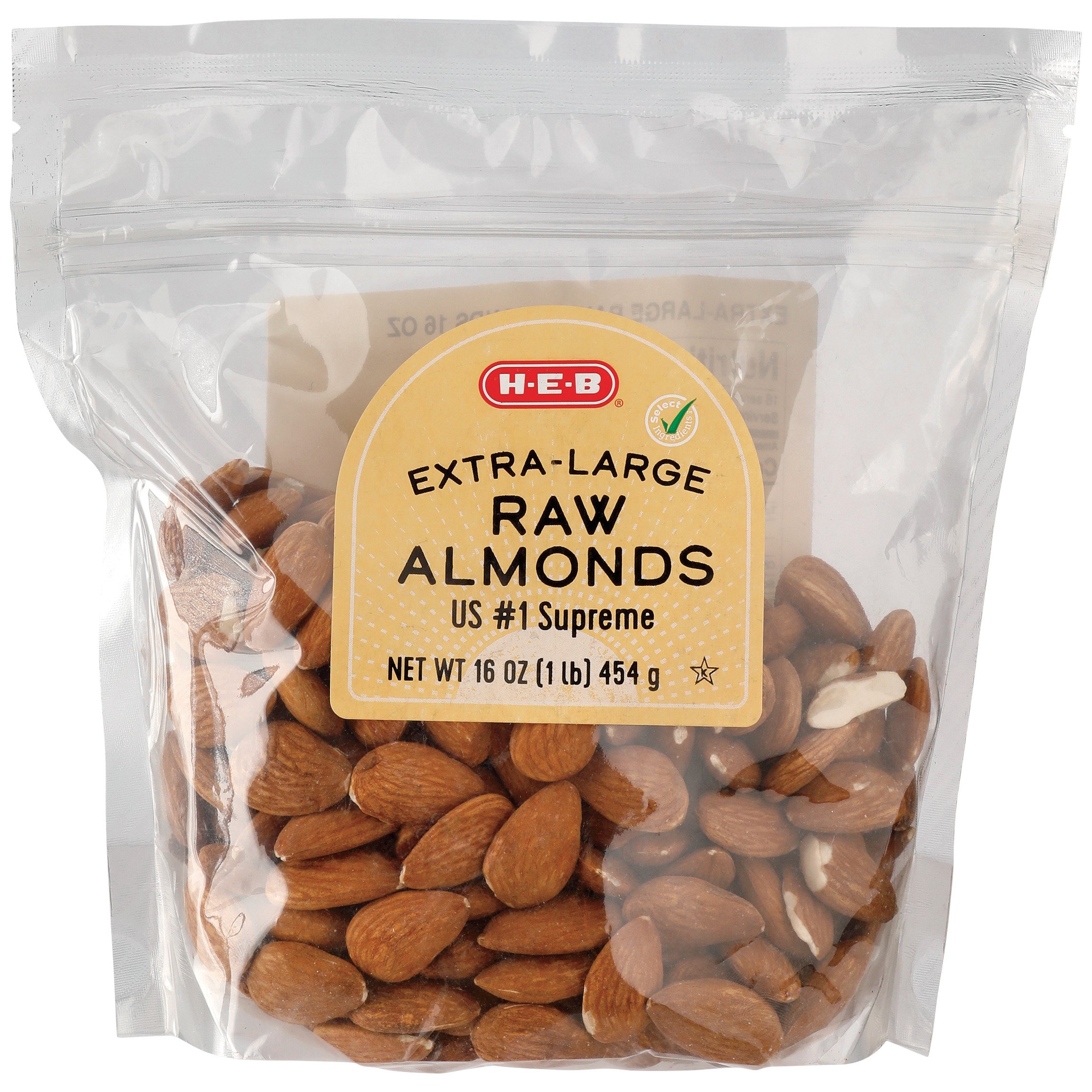 H-E-B Natural Whole Almonds - Shop Snacks & Candy at H-E-B