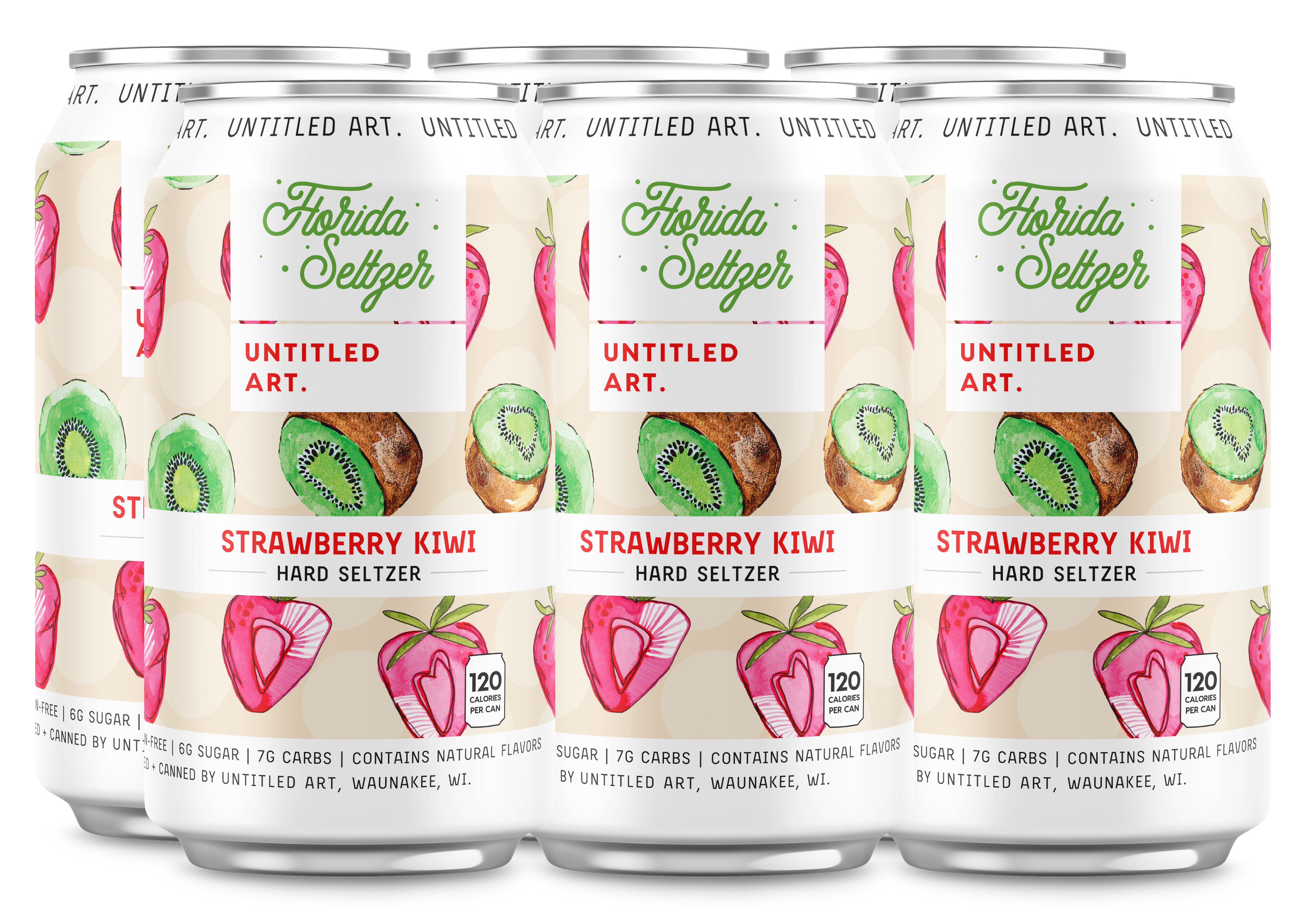 Untitled Art Strawberry Kiwi Seltzer 12 oz Cans - Shop Beer at H-E-B
