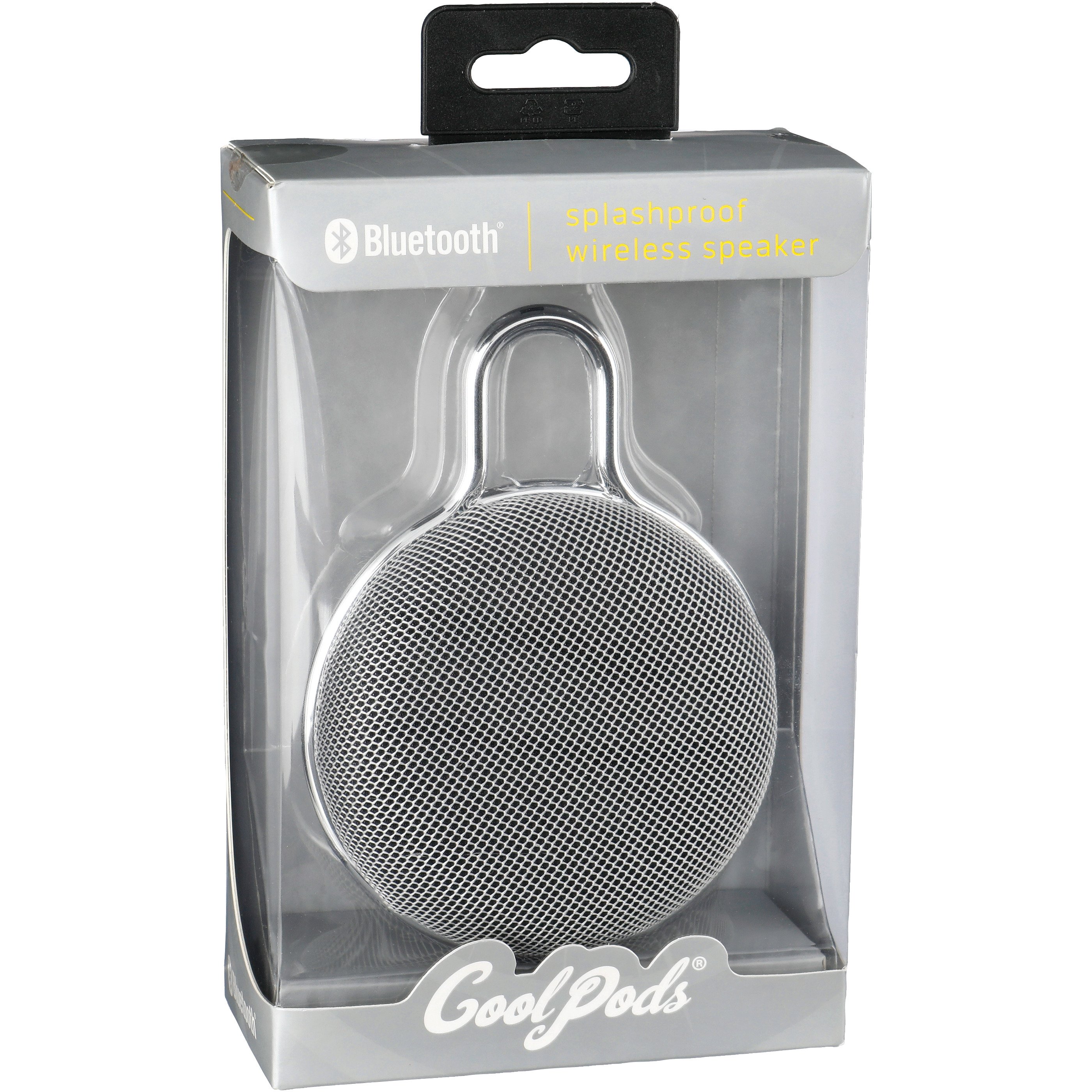 Cool Pods Silver Splashproof Wireless Speaker - Shop Speakers at H-E-B