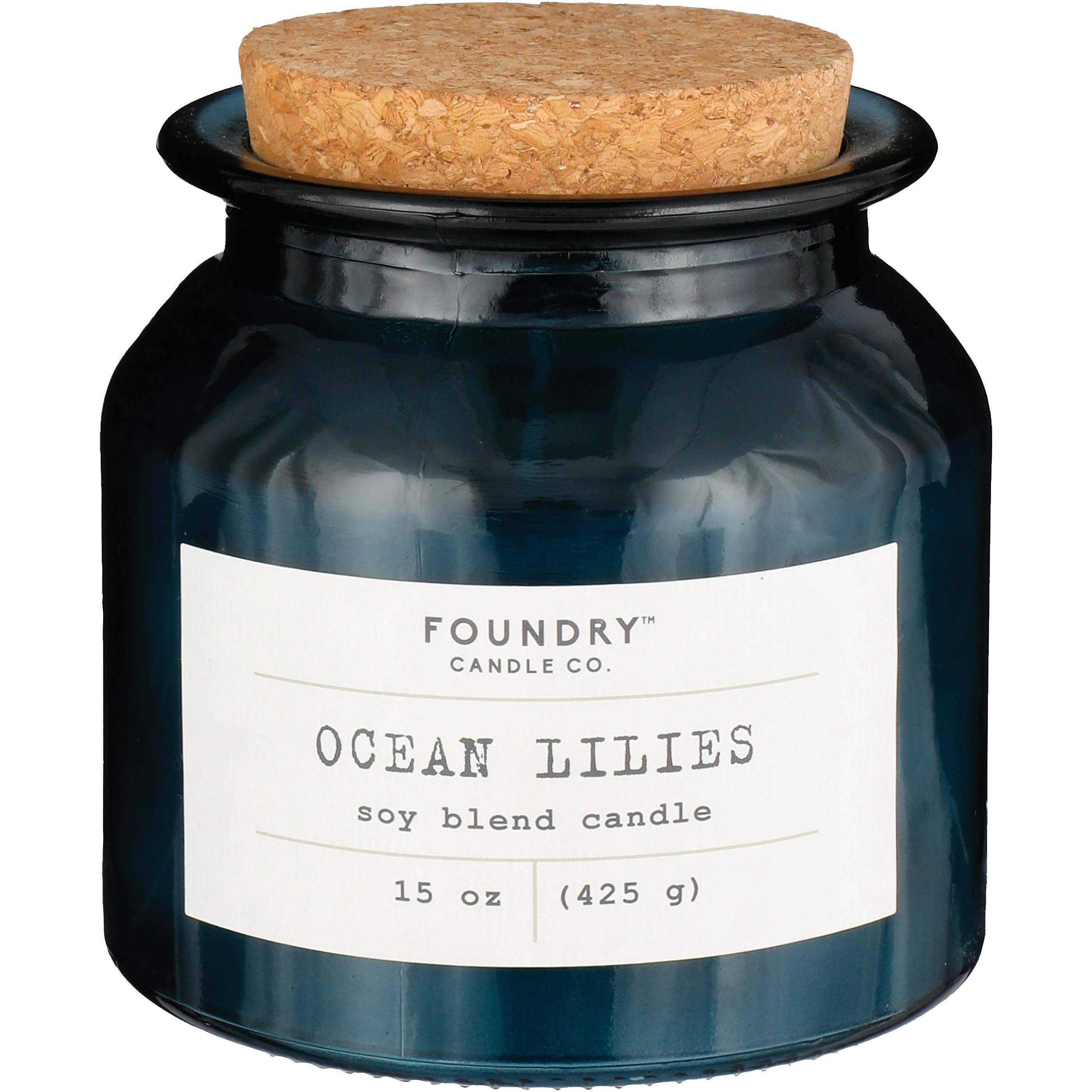 Foundry Candle Co. Ocean Lilies Scented Soy Candle - Shop Candles at H-E-B
