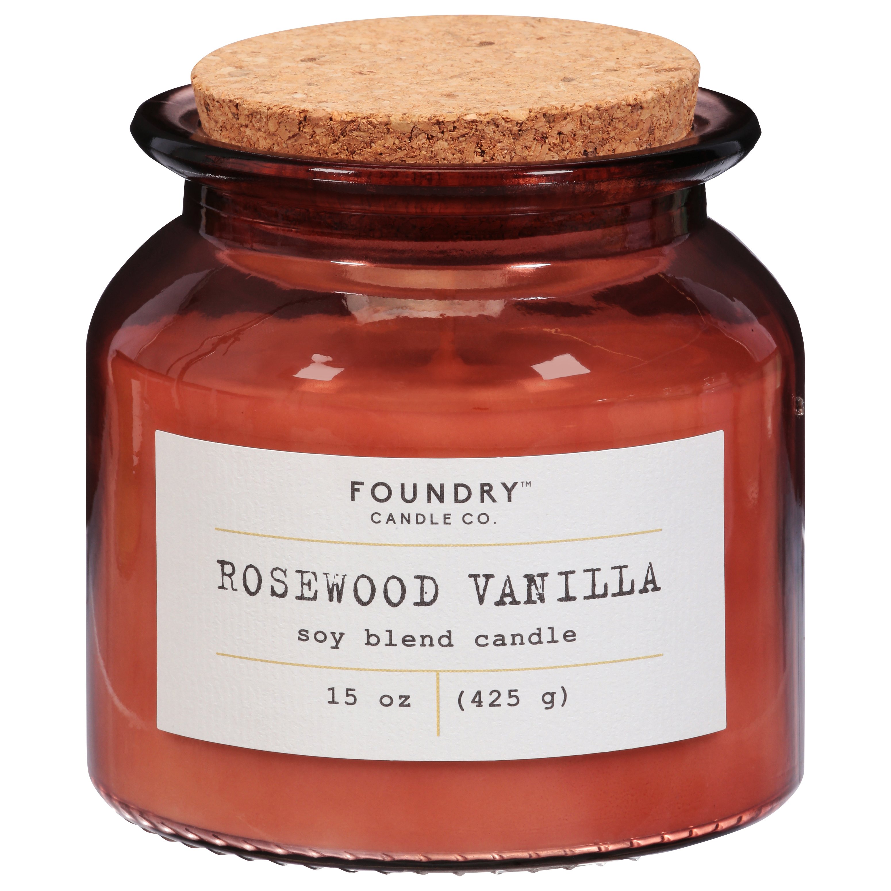 Foundry Candle Co. Rosewood Vanilla Scented Soy Candle - Shop Candles ...