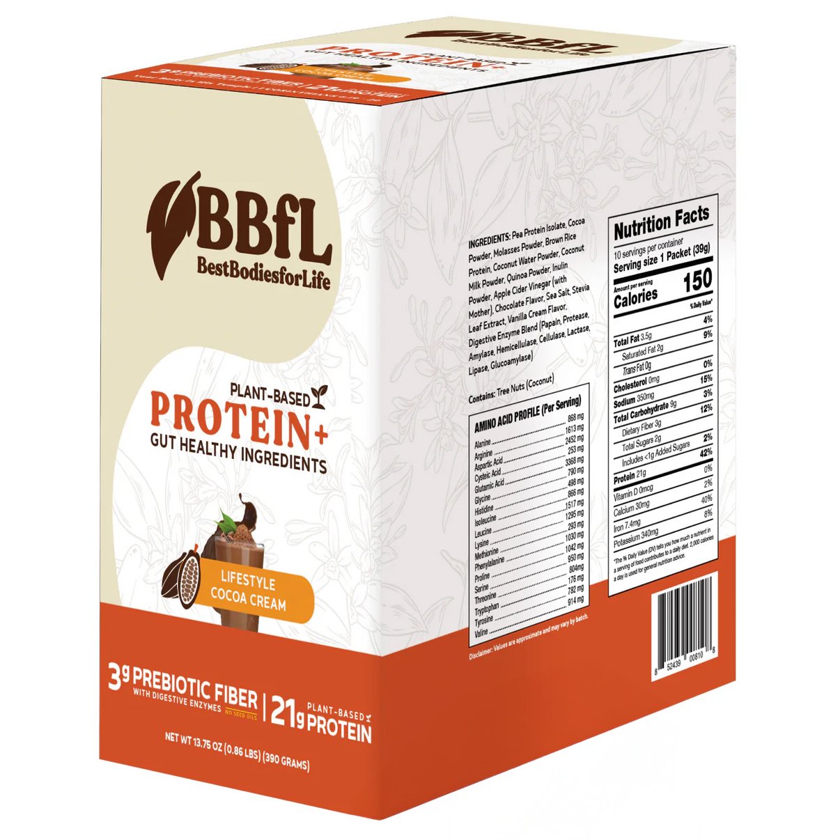 BestBodiesforLife 21g Plant-Based Protein & Meal Replacement Lifestyle ...