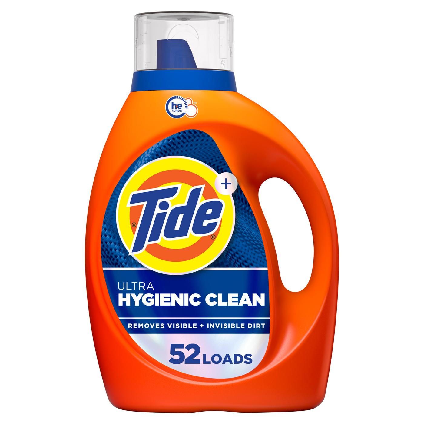 Tide + Hygienic Clean HE Turbo Clean Liquid Laundry Detergent, 59 Loads ...